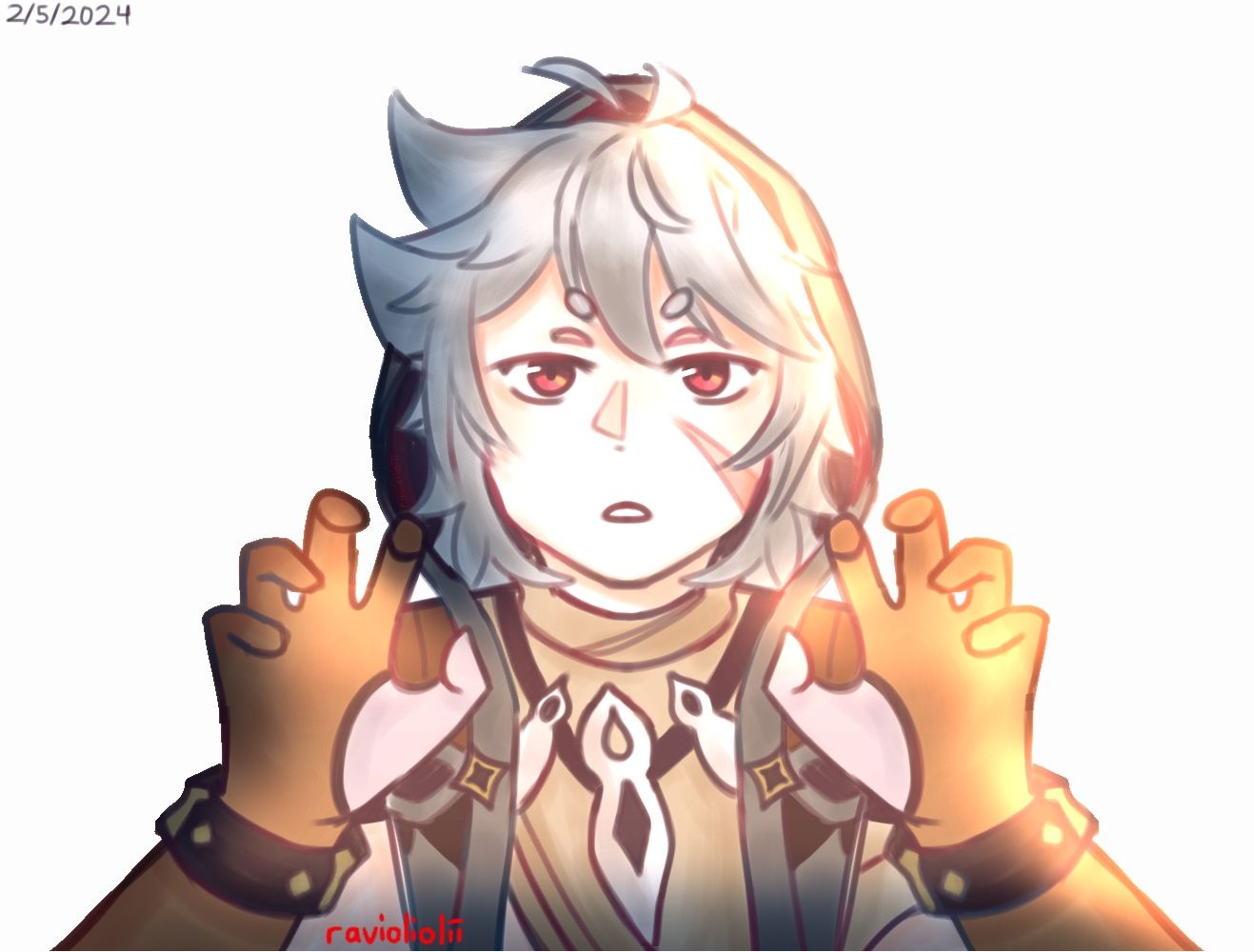 I drew Razor Genshin Impact | HoYoLAB