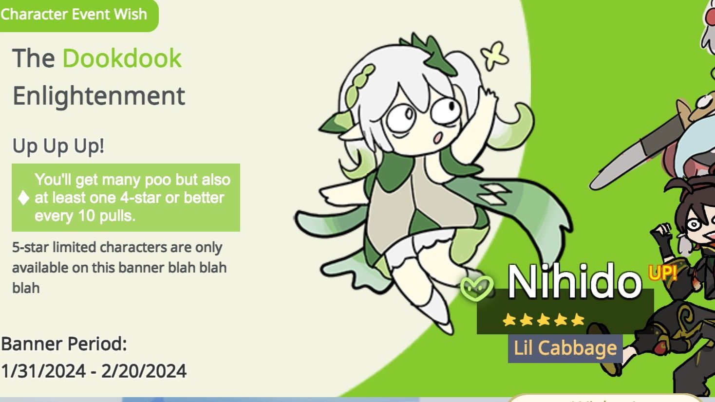 Nihido banner is here guys Genshin Impact | HoYoLAB