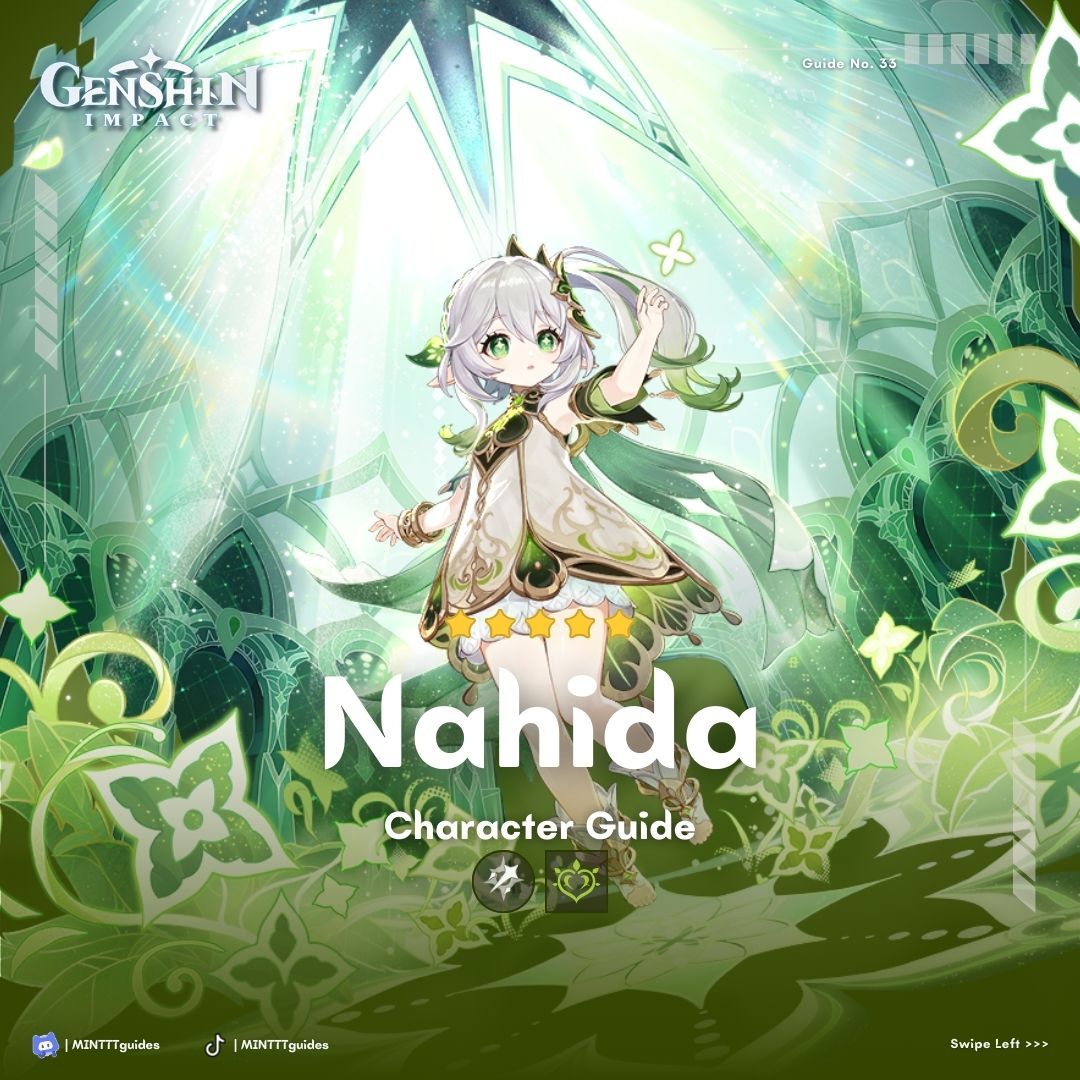 NAHIDA - BUILD GUIDE (V4.4) | GENSHIN IMPACT Genshin Impact | HoYoLAB