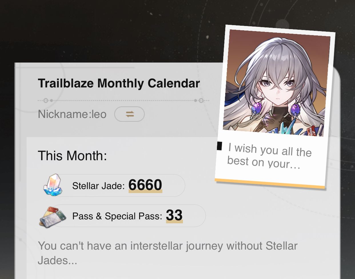 January progress Genshin Impact | HoYoLAB