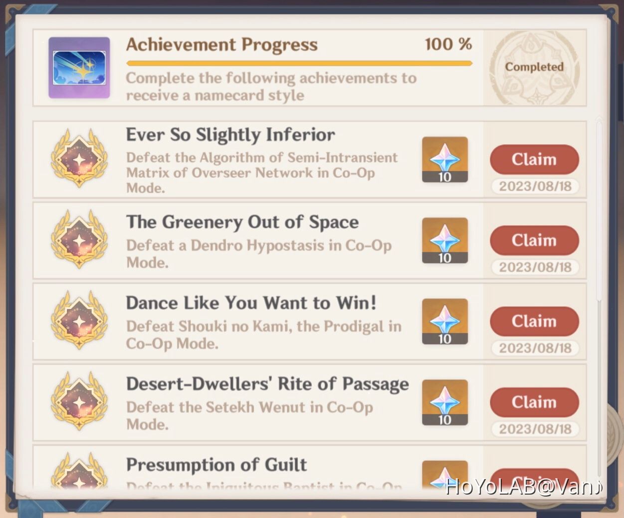 co-op exp Genshin Impact | HoYoLAB