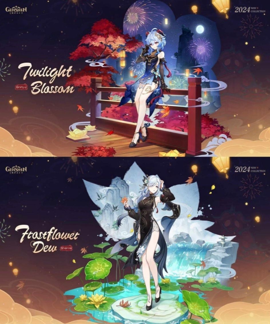 THE NEW SKINS ARE SO PRETTY Genshin Impact | HoYoLAB