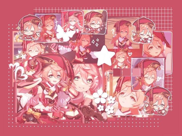 Yanfei rules (including my keyboard wallpaper and pfp for other ...