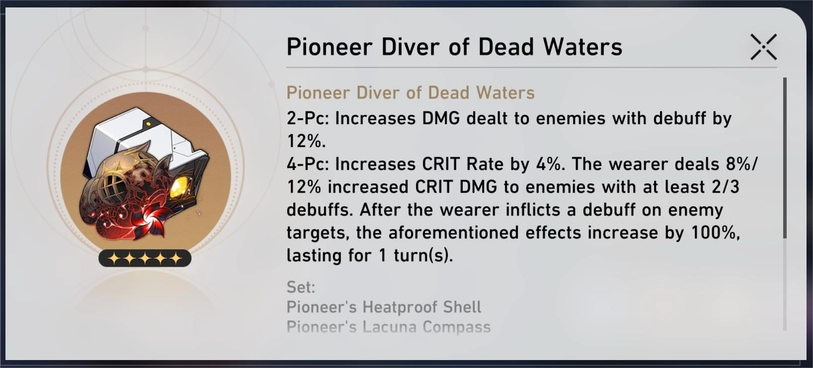 [V2.0] New Relic Sets: Pioneer Diver of Dead Waters & Watchmaker, Master of Dream Machinations ...