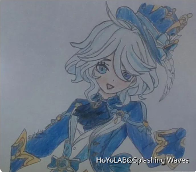 Furina! (colored) Genshin Impact | HoYoLAB