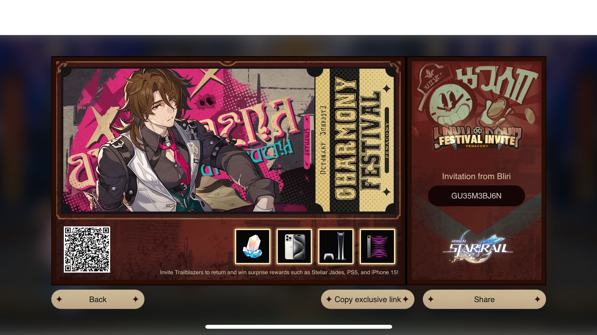 HSR EVENT CODE EXCHANGE B⬇️ELOW Honkai: Star Rail | HoYoLAB