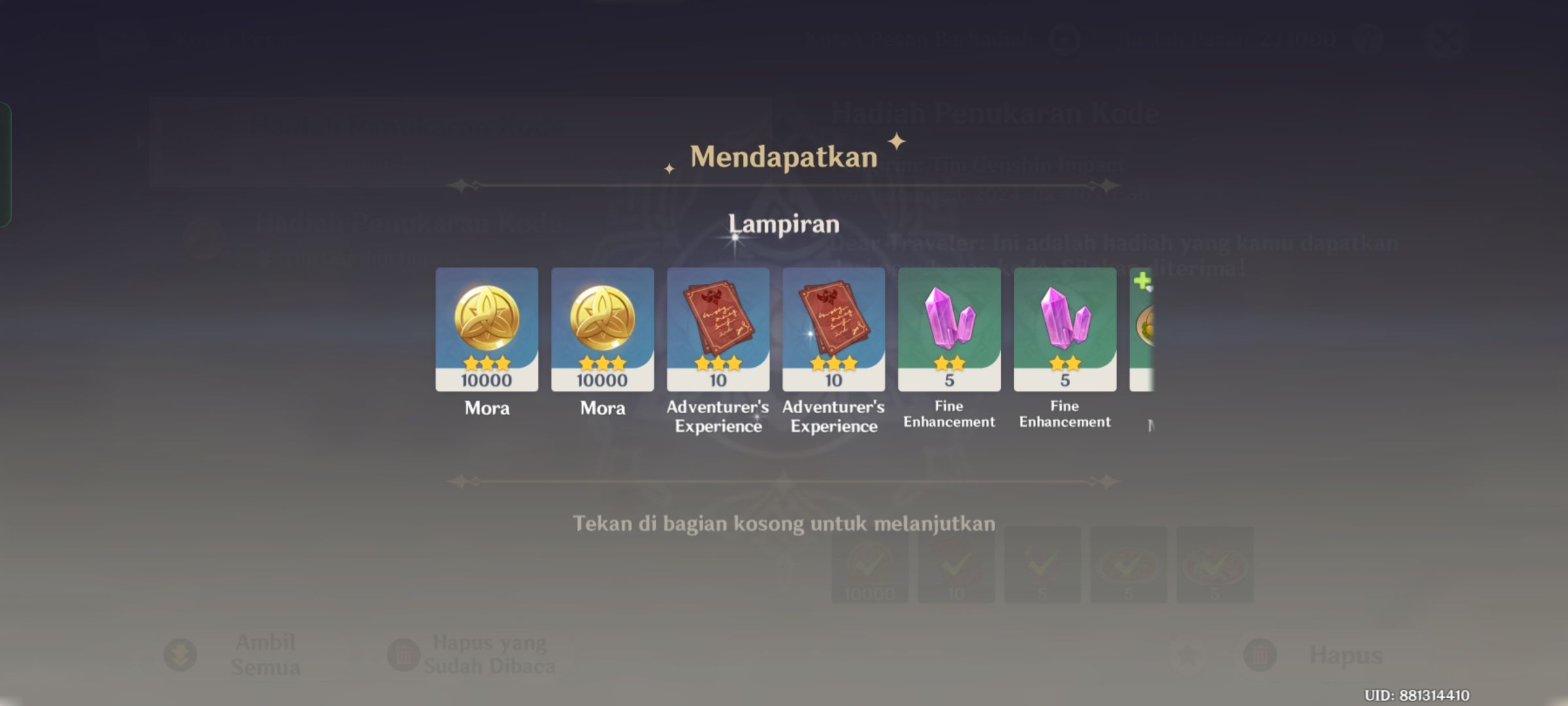 Redeem Code (No Primo) Genshin Impact | HoYoLAB