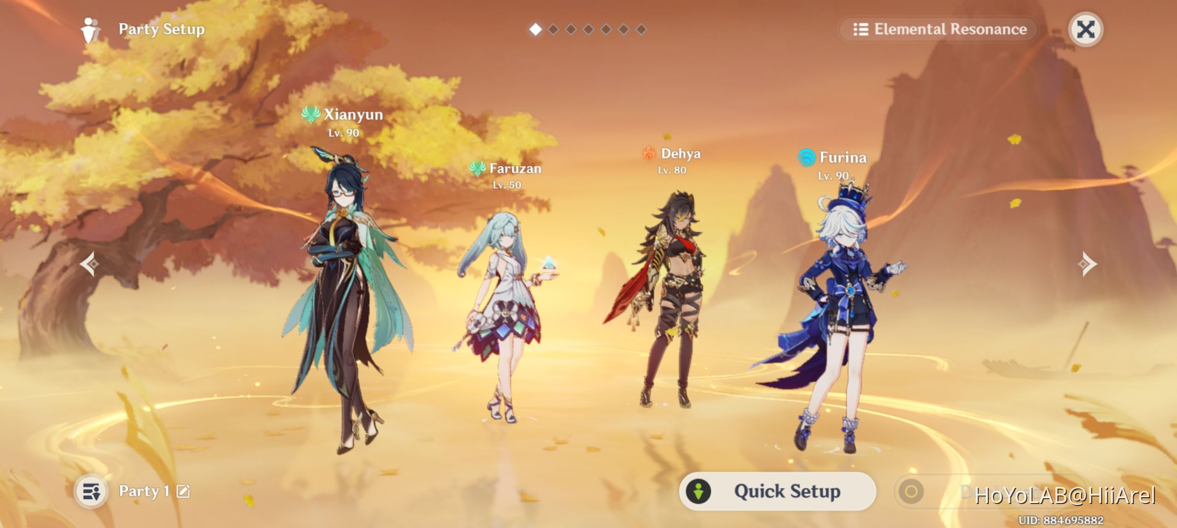 My Xianyun party comps Genshin Impact | HoYoLAB