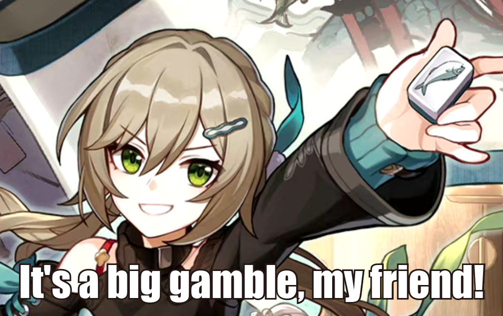 I really want to start a mahjong parlor with Qingque!~ Honkai: Star ...