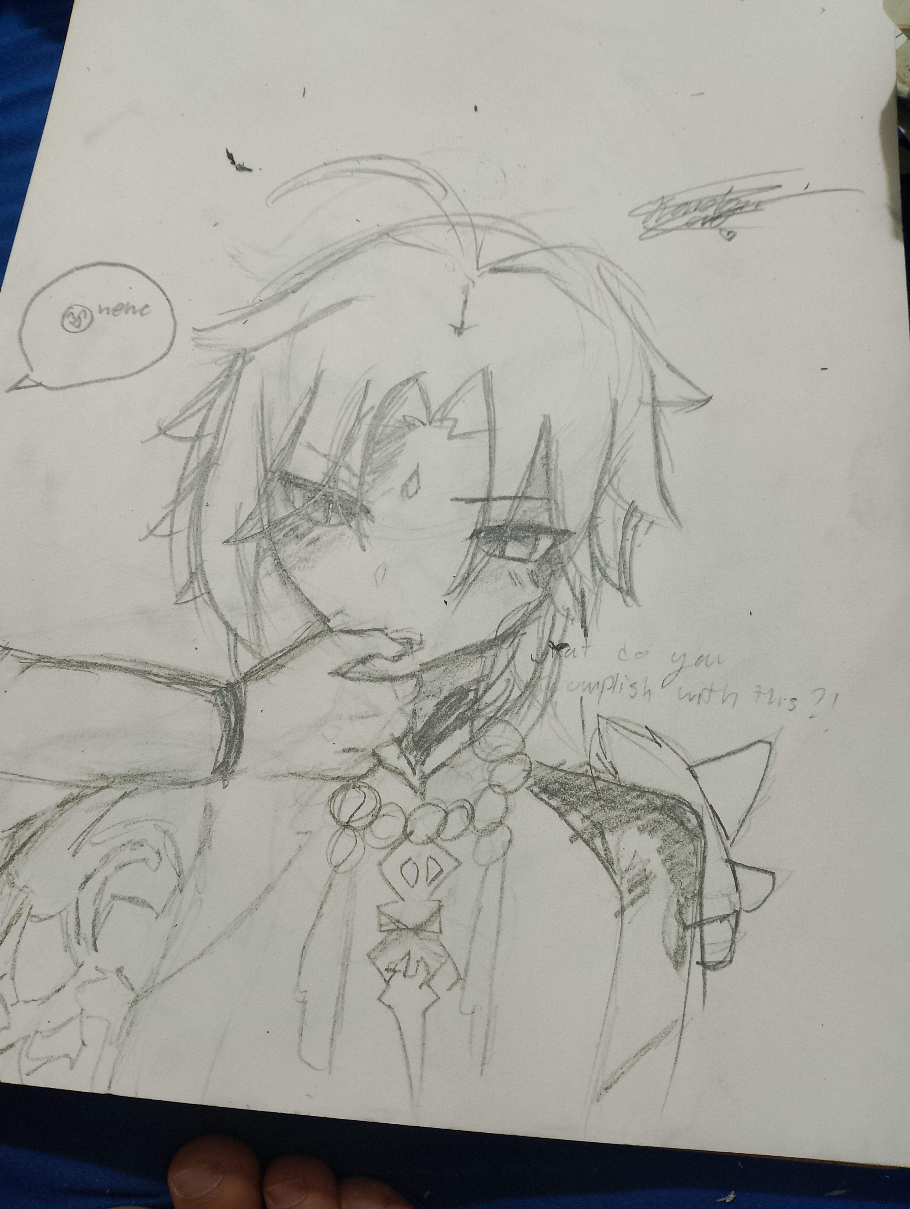 Xiao drawing Genshin Impact | HoYoLAB