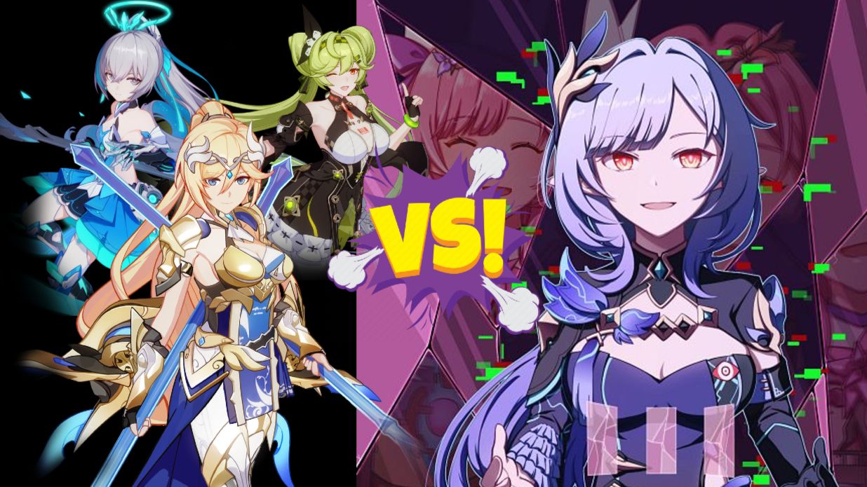 [Honkai Impact 3] HoC Melee Buff EX ABYSS Red Lotus DA (SS1) HoTruth (S) Chrono Navi (SSS) 7.2 ...