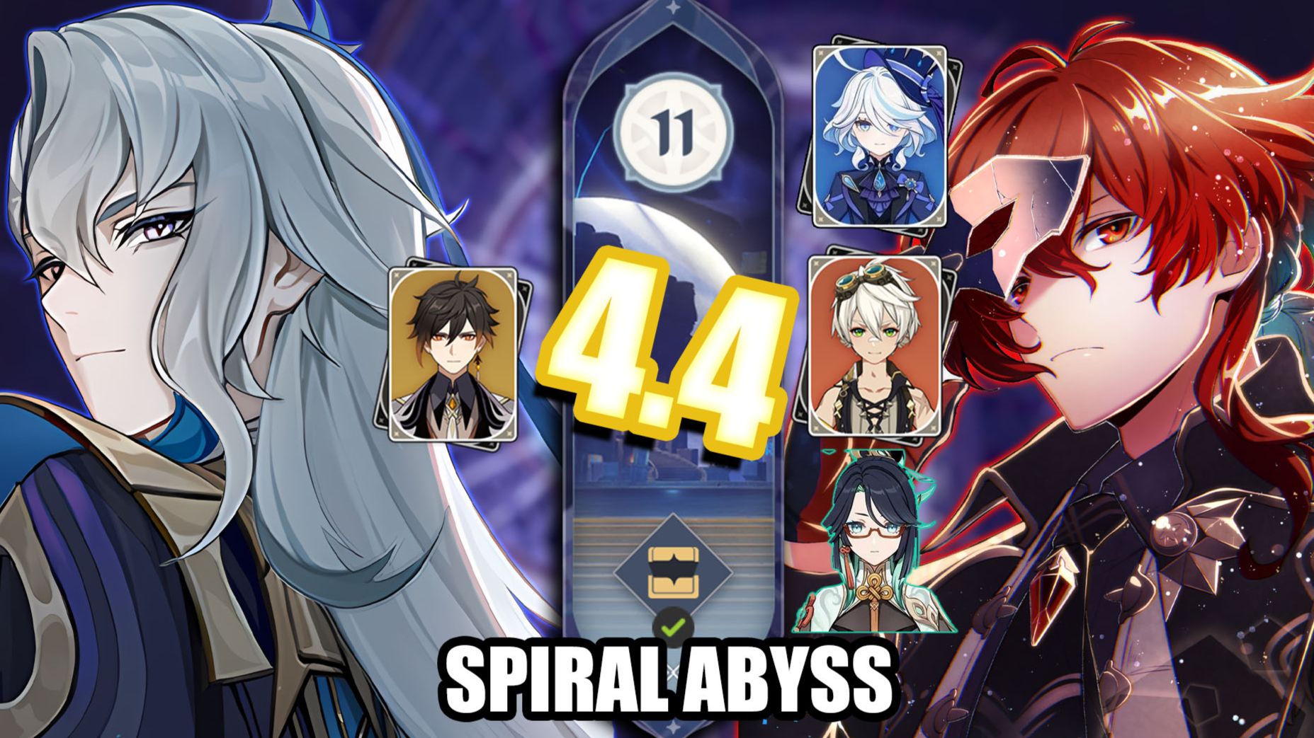 DILUC IS BACK! 4.4 Spiral Abyss Floor 11 Genshin Impact Genshin Impact ...