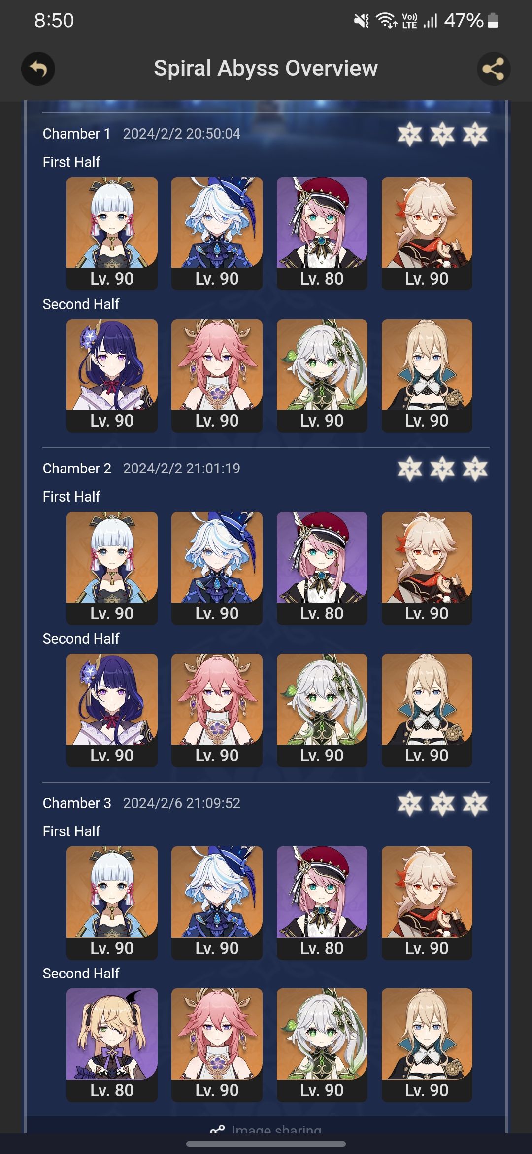 I did it my first 36 star abyss. Thanks for the advice. Genshin Impact ...