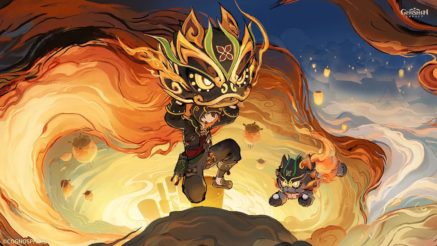 Genshin Impact "Dancing Beasts and Soaring Kites" Web Event Wallpapers ...