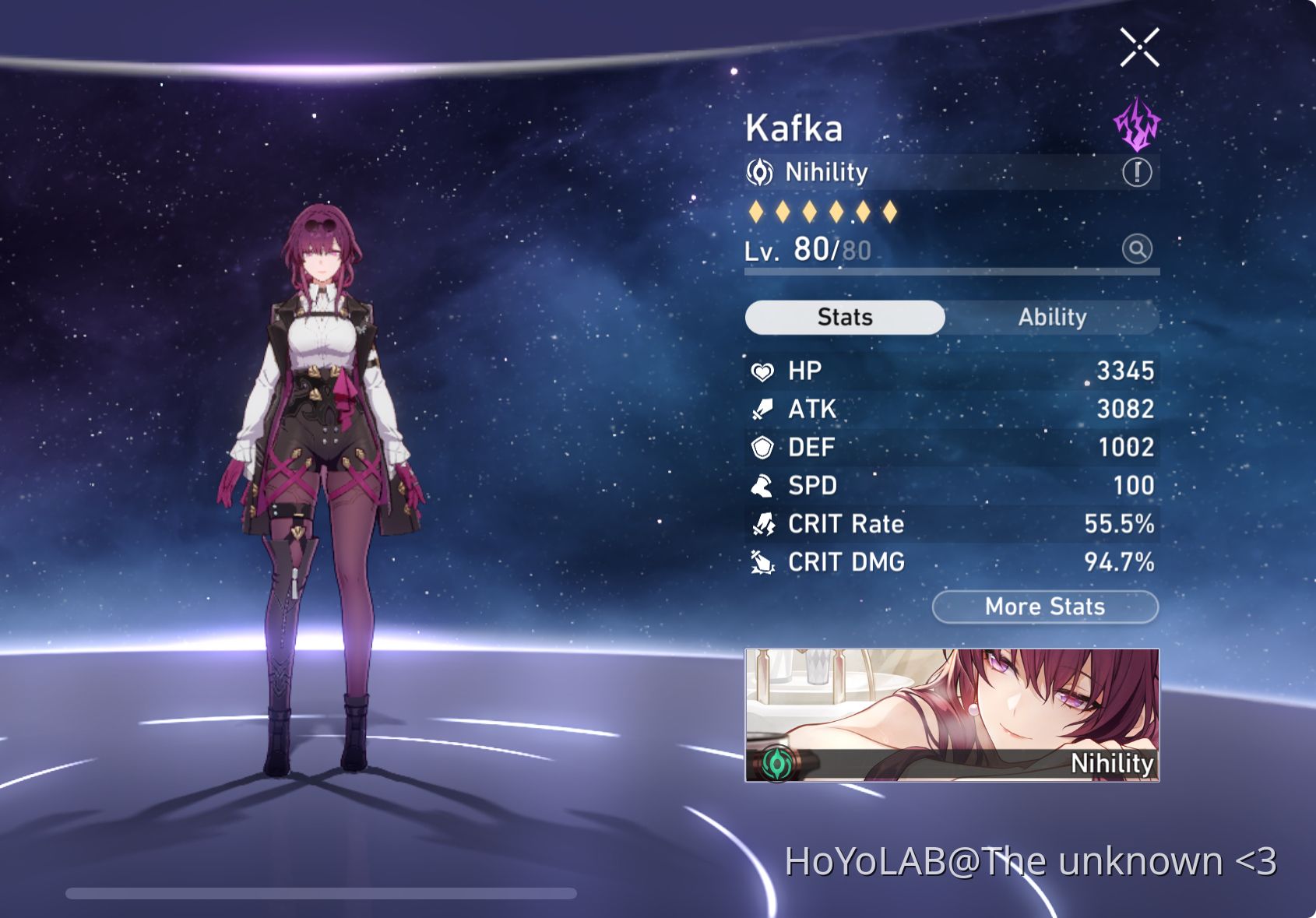 Kafka build Honkai: Star Rail | HoYoLAB