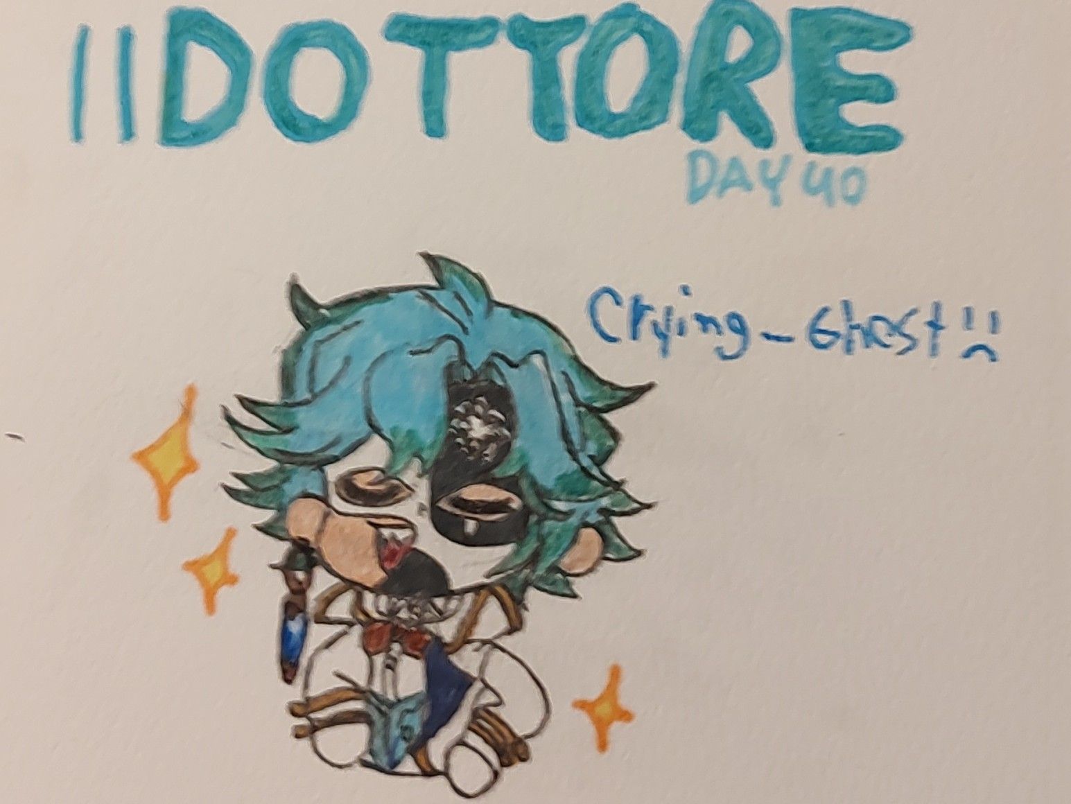 DAILY DRAWING DAY 40 {Dottore} Genshin Impact | HoYoLAB