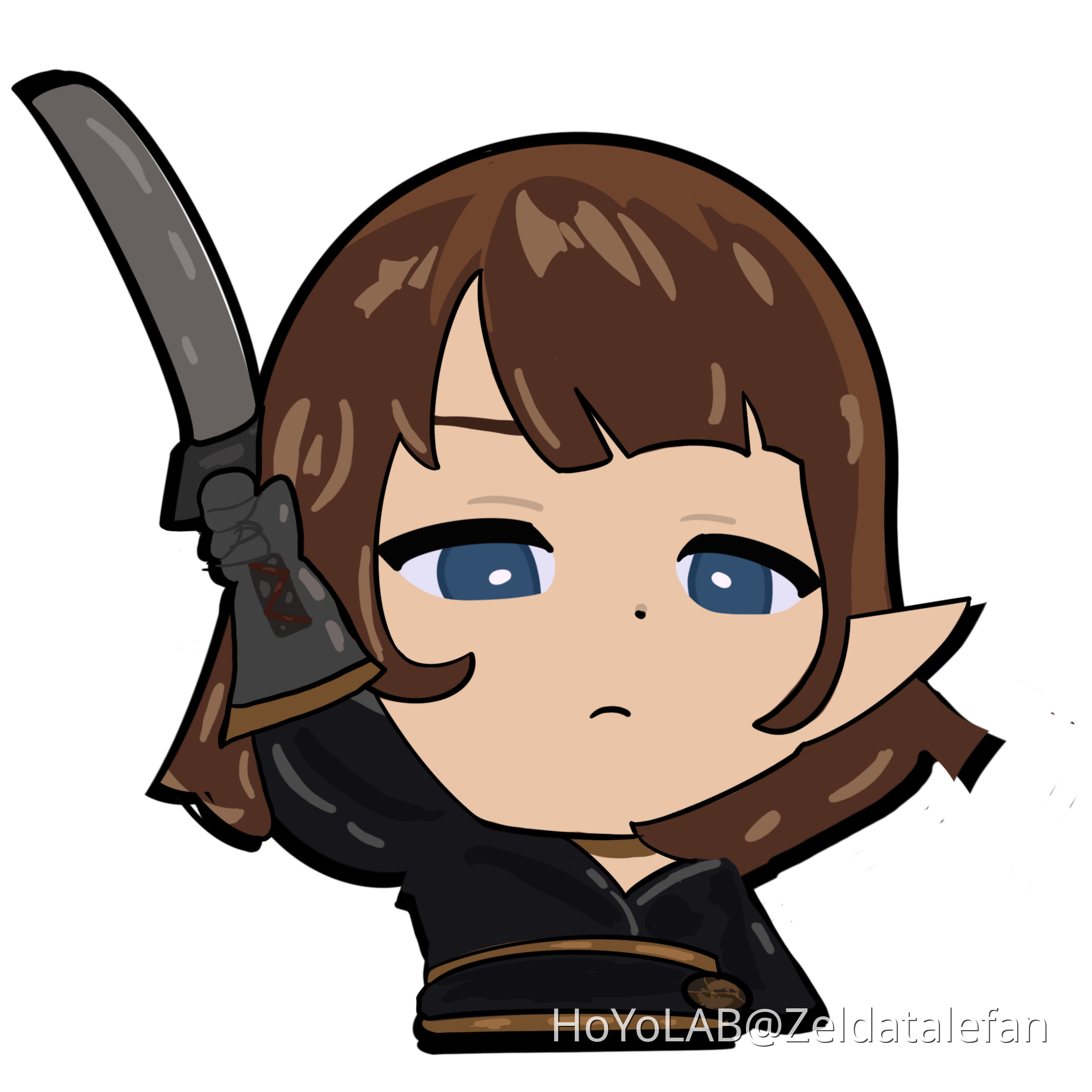 Ocs as genshin stickers Genshin Impact | HoYoLAB