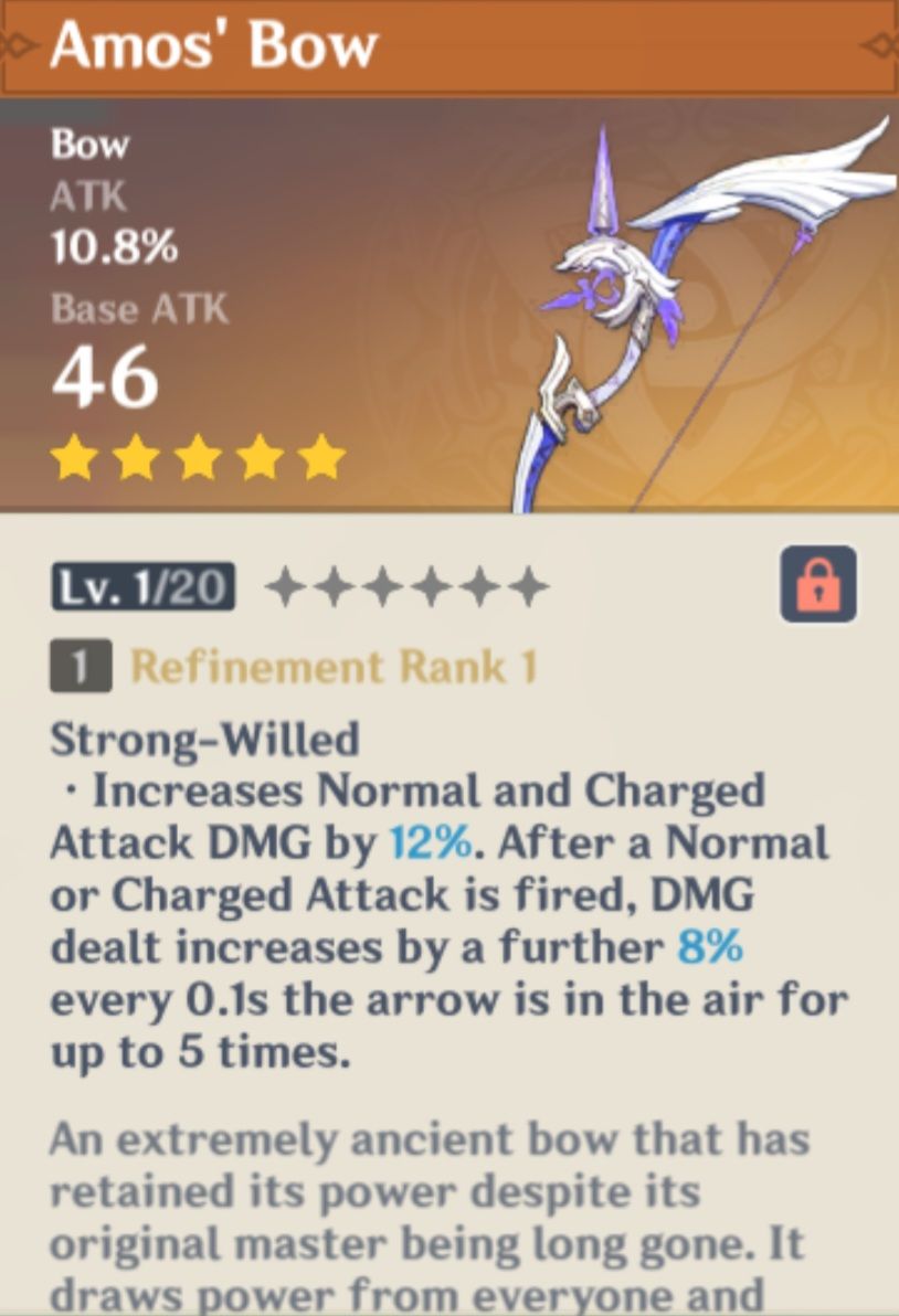 What should I do with my Amos Bow? Genshin Impact | HoYoLAB