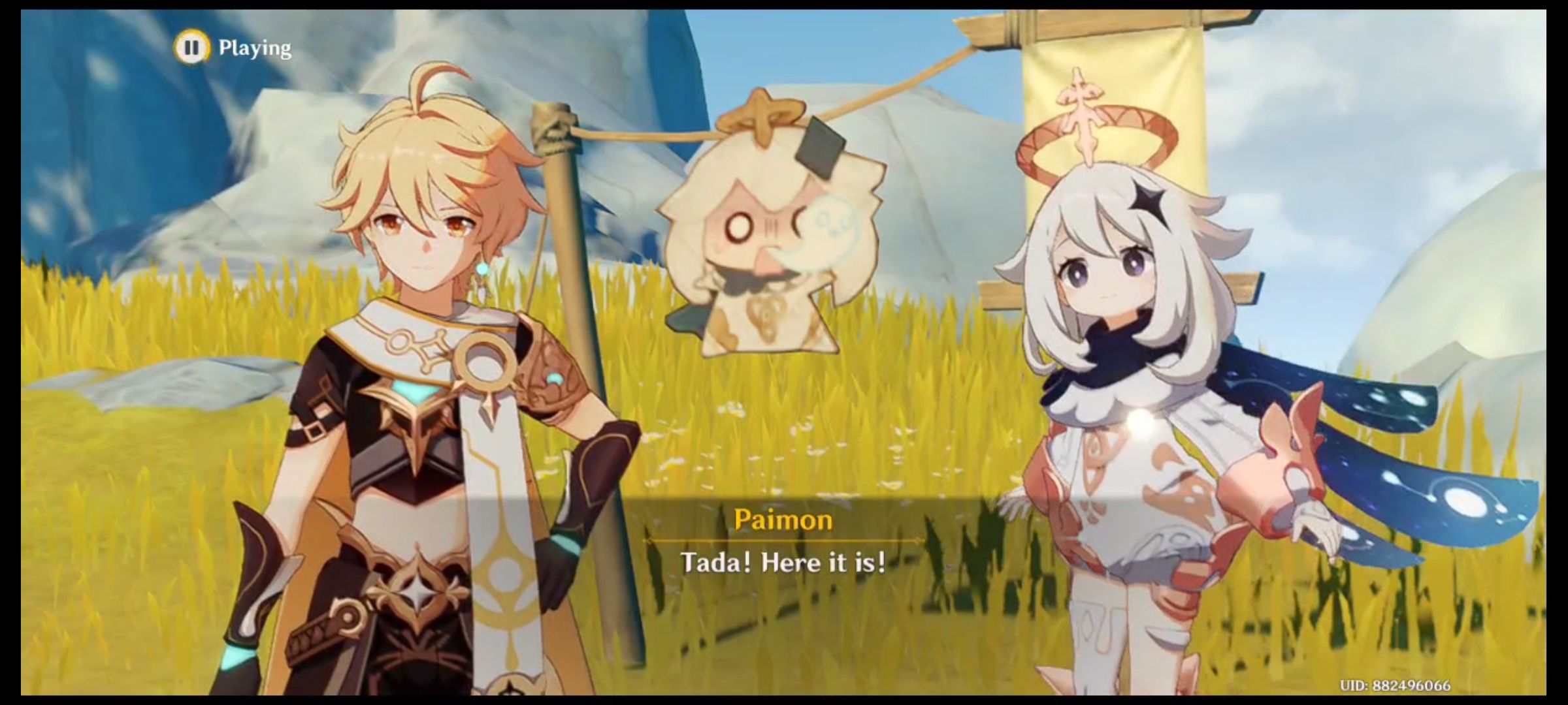 The most Paimon kite I could imagine.. Genshin Impact | HoYoLAB