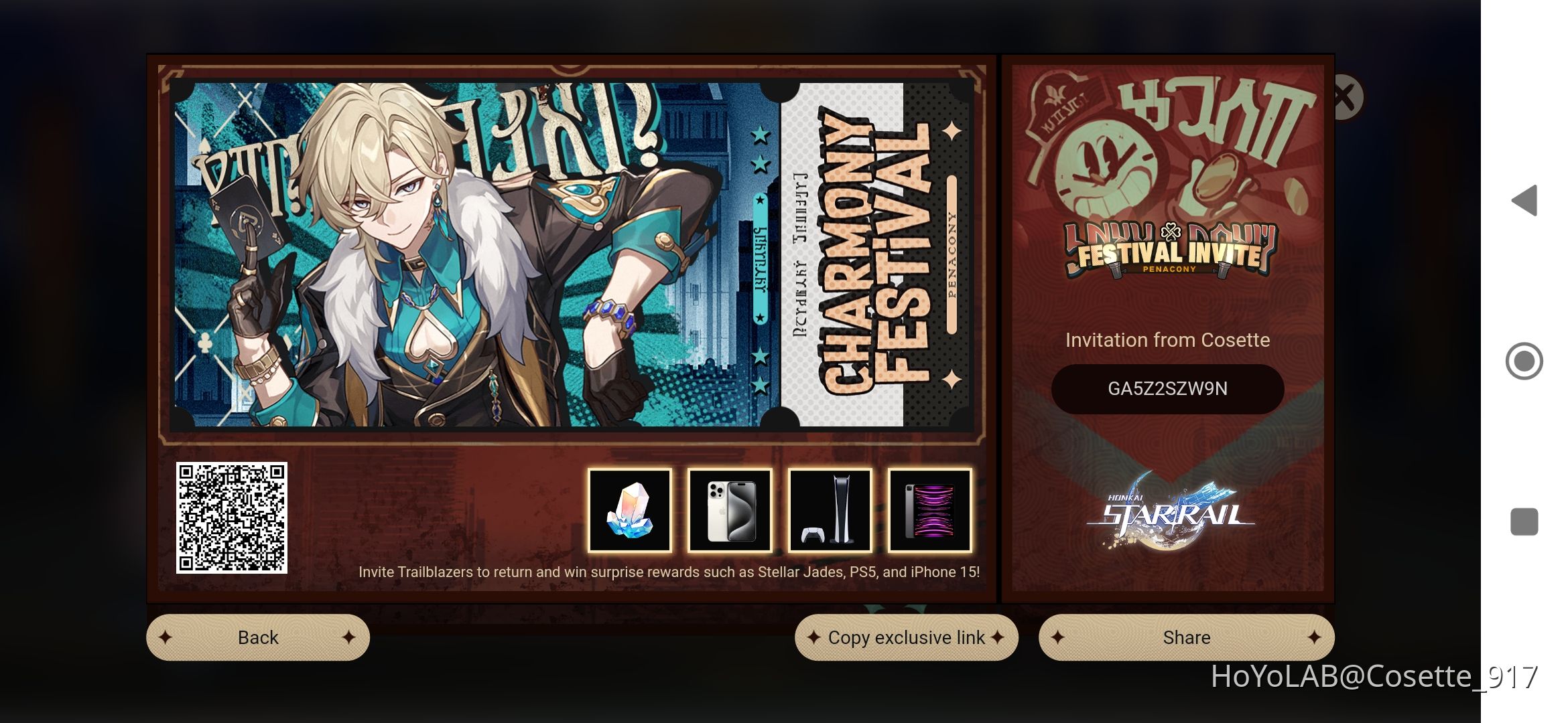 Charmony Festival Honkai: Star Rail | HoYoLAB