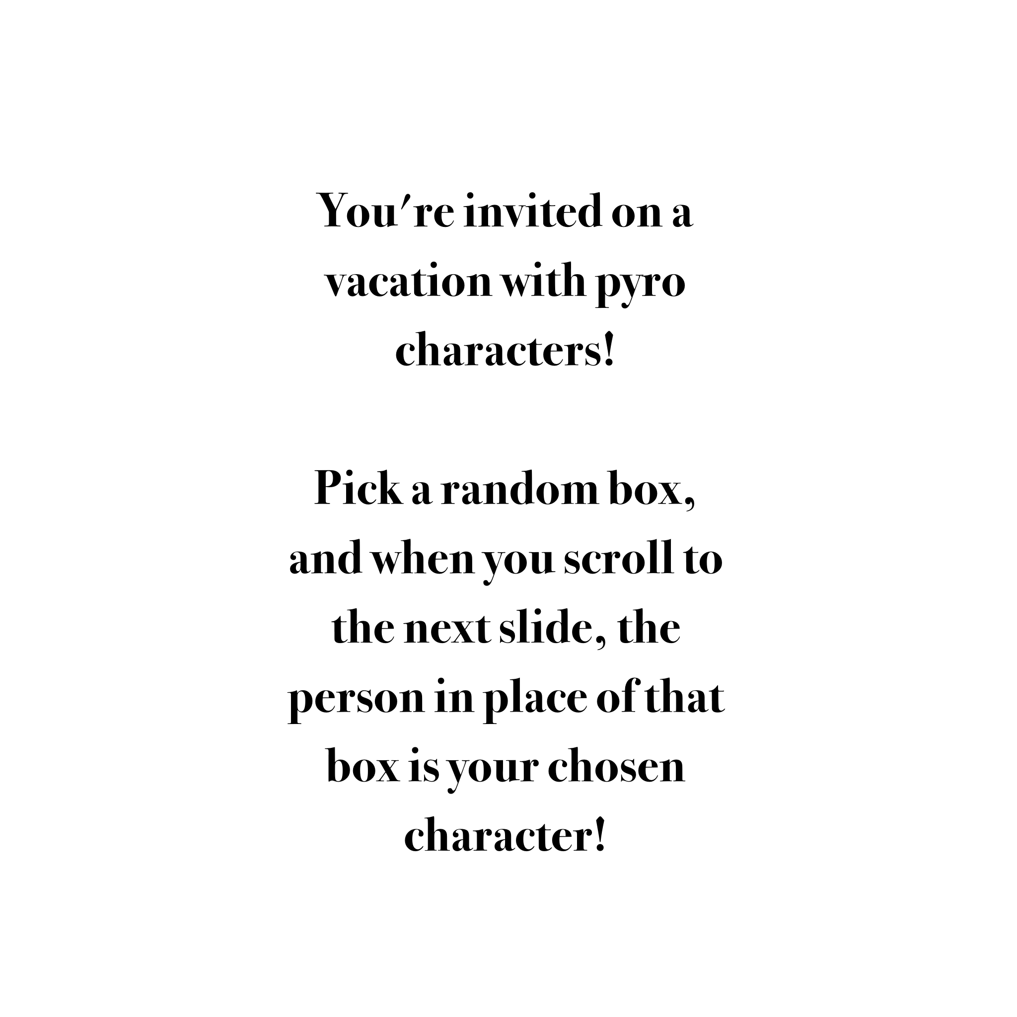 Pyro Characters vacation game! (click to see full image) Genshin Impact ...