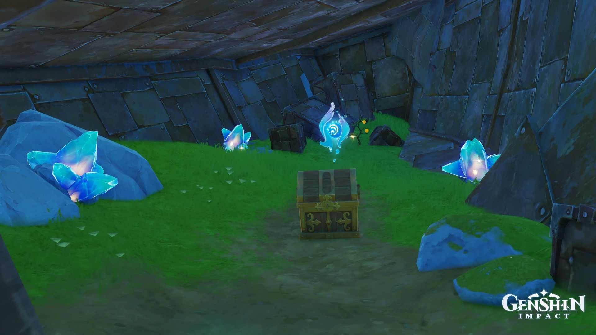 Blue Treasure and a Chest Too Genshin Impact | HoYoLAB