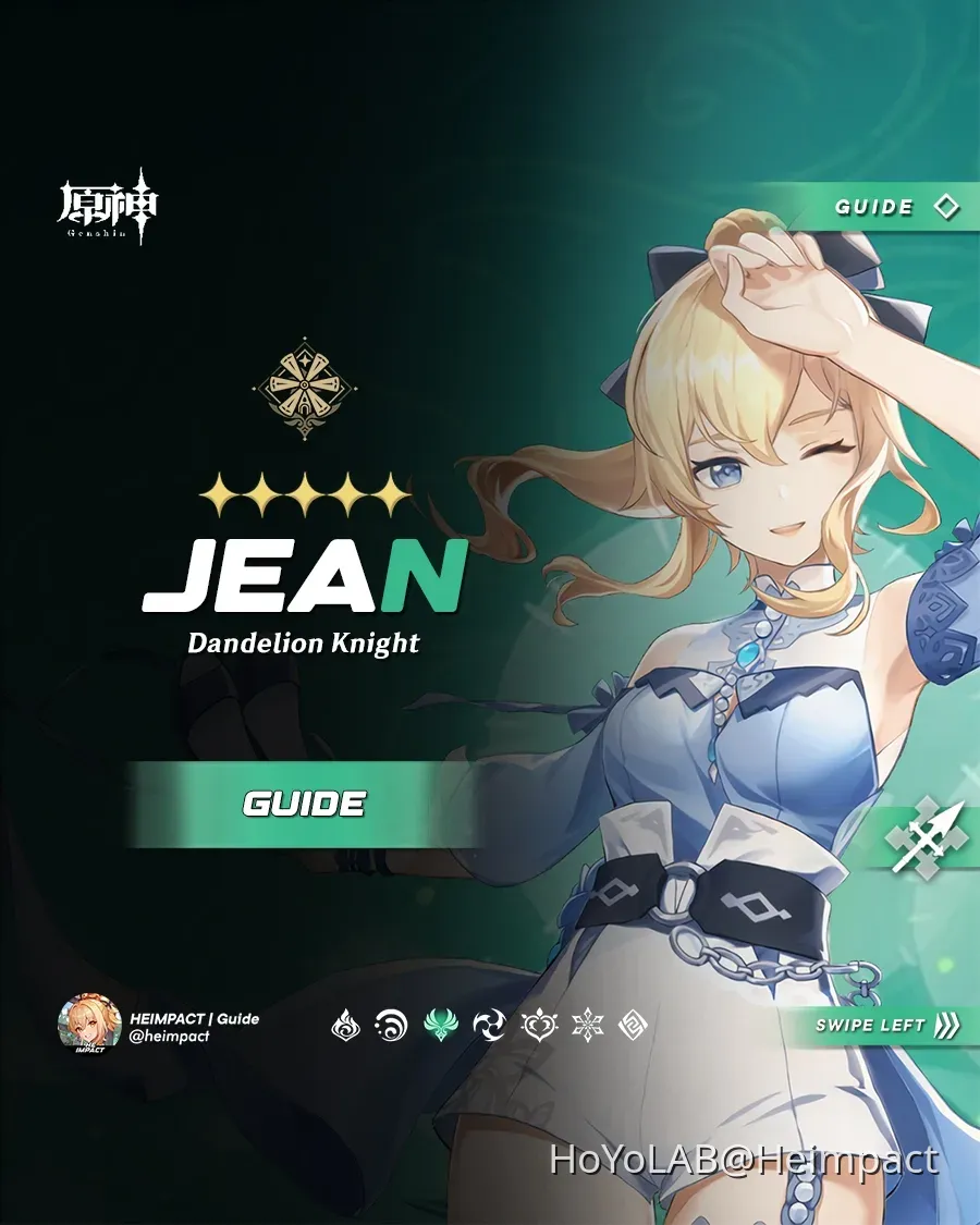 JEAN BUILD Genshin Impact | HoYoLAB