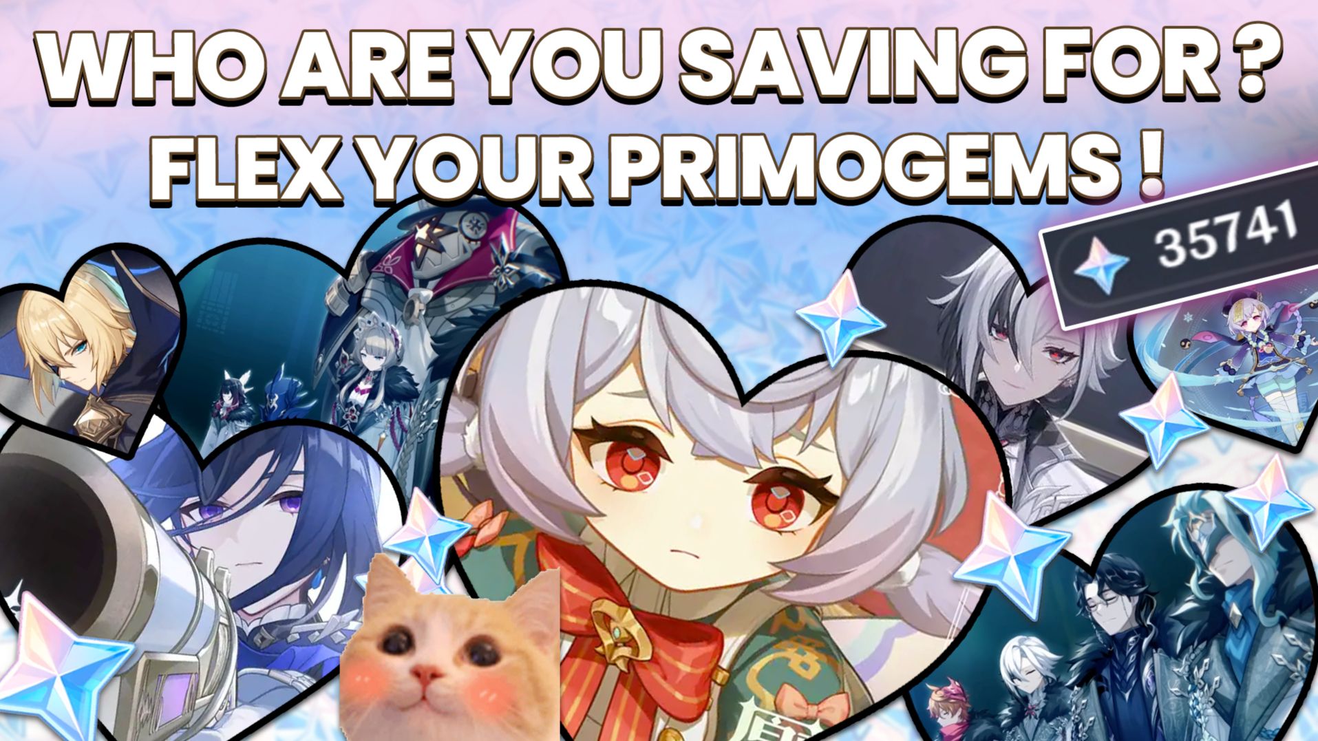 【Minigame】 FLEX YOUR PRIMOGEMS — Who are you saving for ? Genshin Impact | HoYoLAB