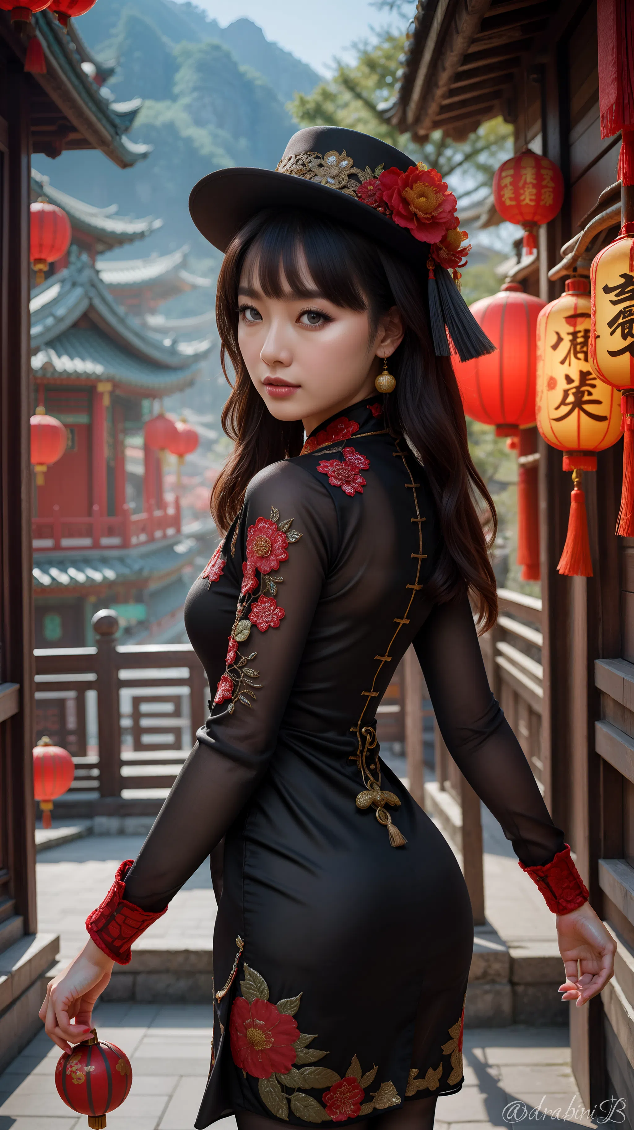 Hutao Wishing you a happy Chinese Lunar New Year. AI 3DCG Genshin Impact | HoYoLAB