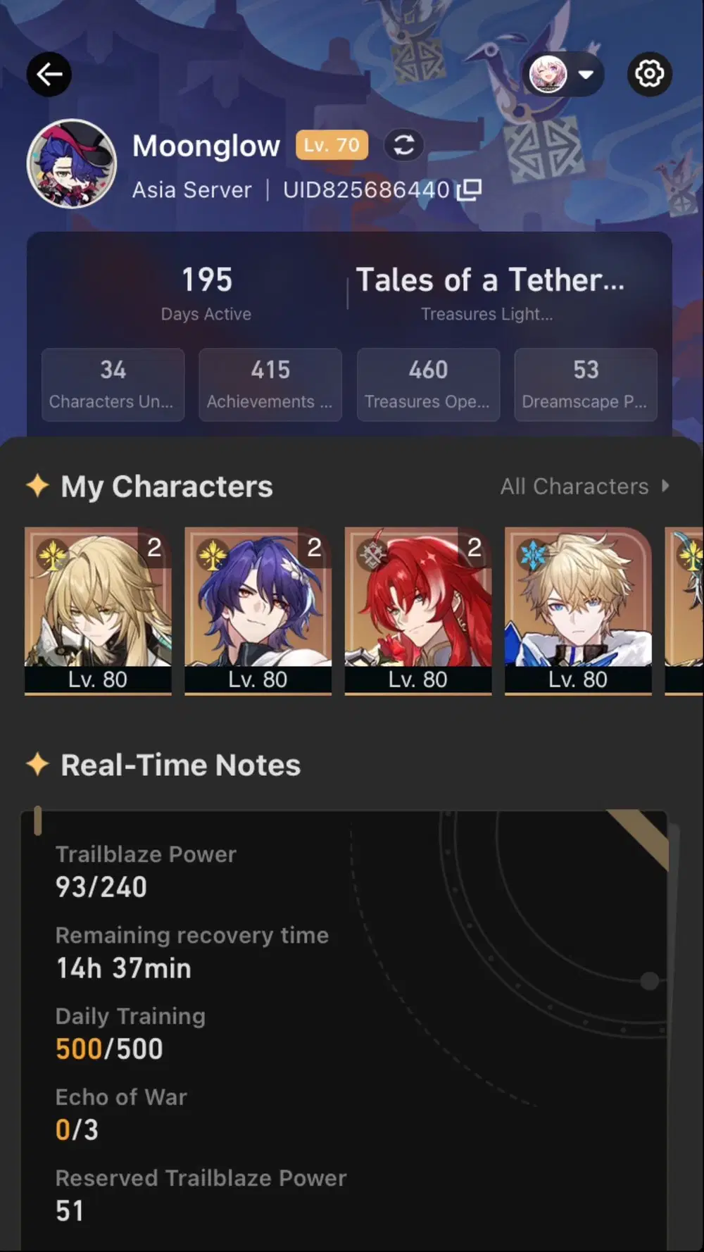 【Starrail】OFFICIAL Character Build Show-off function now available ...