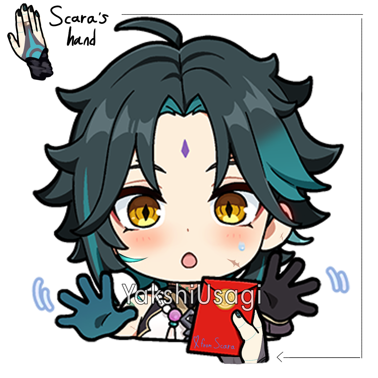 Edited the new Xiao emoji Genshin Impact | HoYoLAB