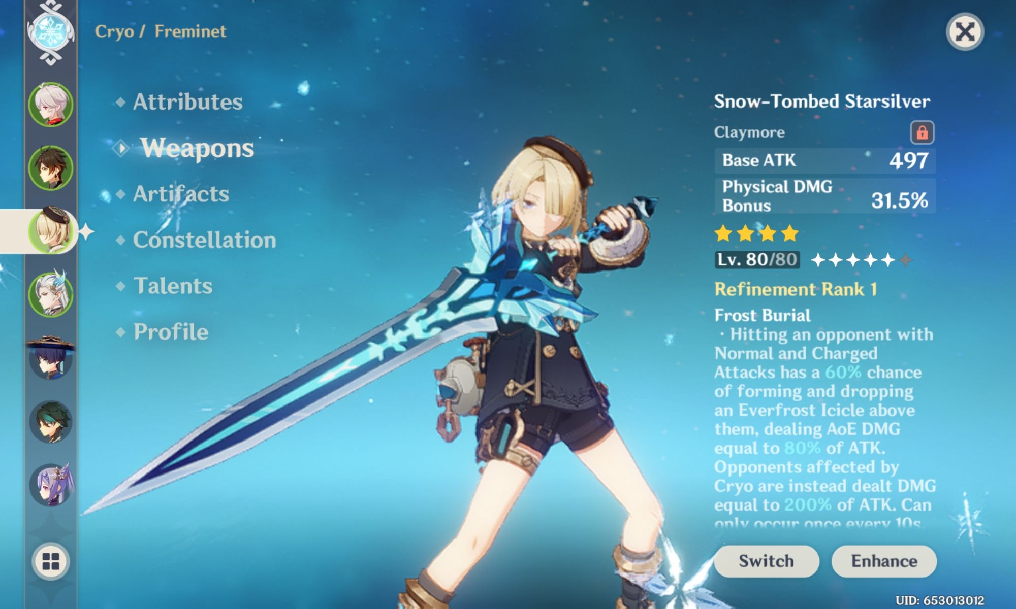 rate my ar 45 fremi build! Genshin Impact | HoYoLAB