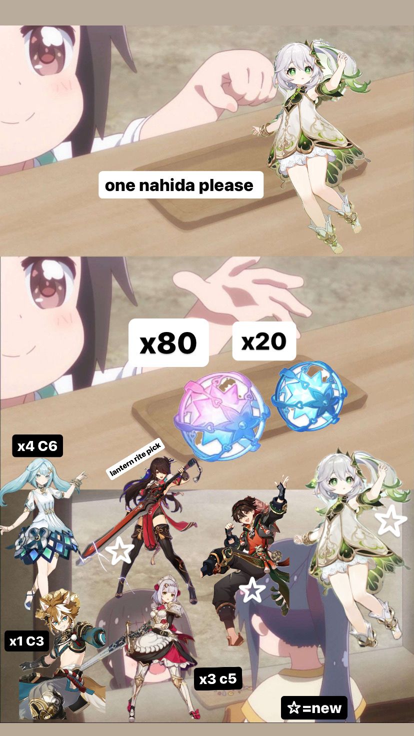 how my pulls went 💚 (f2p) Genshin Impact | HoYoLAB