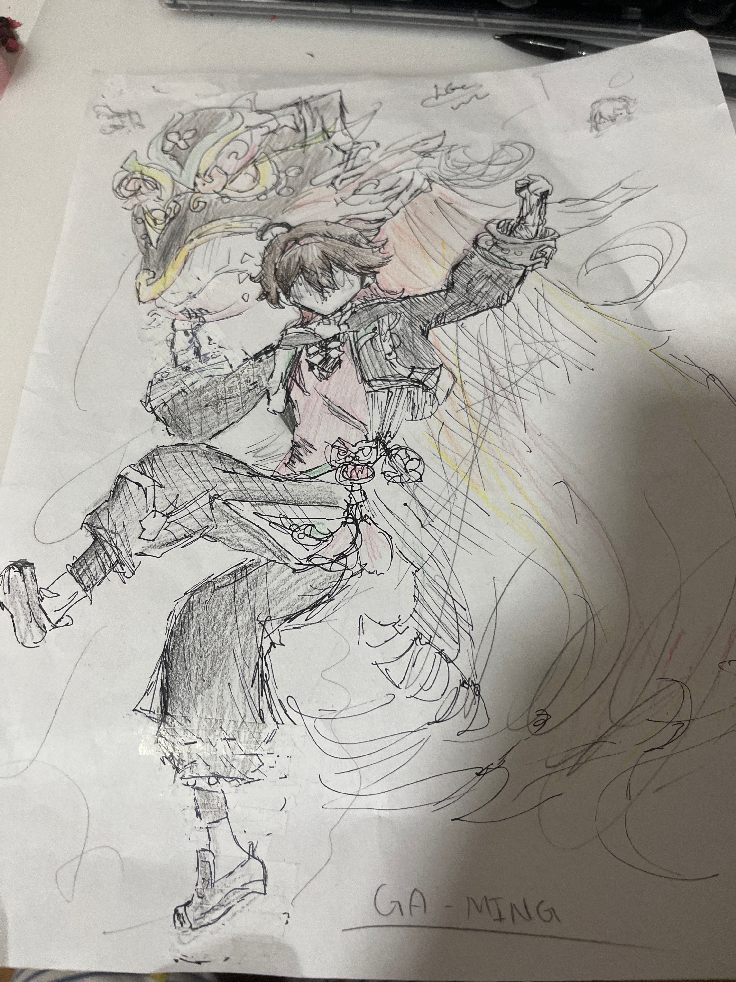 My ga-Ming drawing with color! Genshin Impact | HoYoLAB