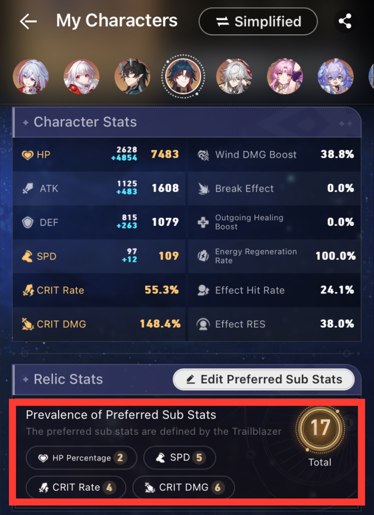 Possible Dumb Brain Moment: What Determines the Values of the Sub Stats? Honkai: Star Rail | HoYoLAB