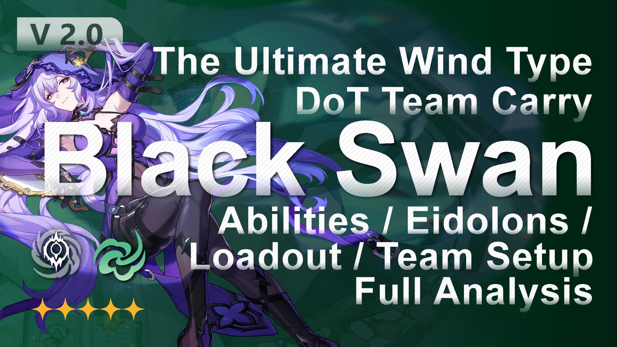 [V2.0] How to Build the Ultimate Wind Type DoT Carry Black Swan? | Abilities & Eidolons ...
