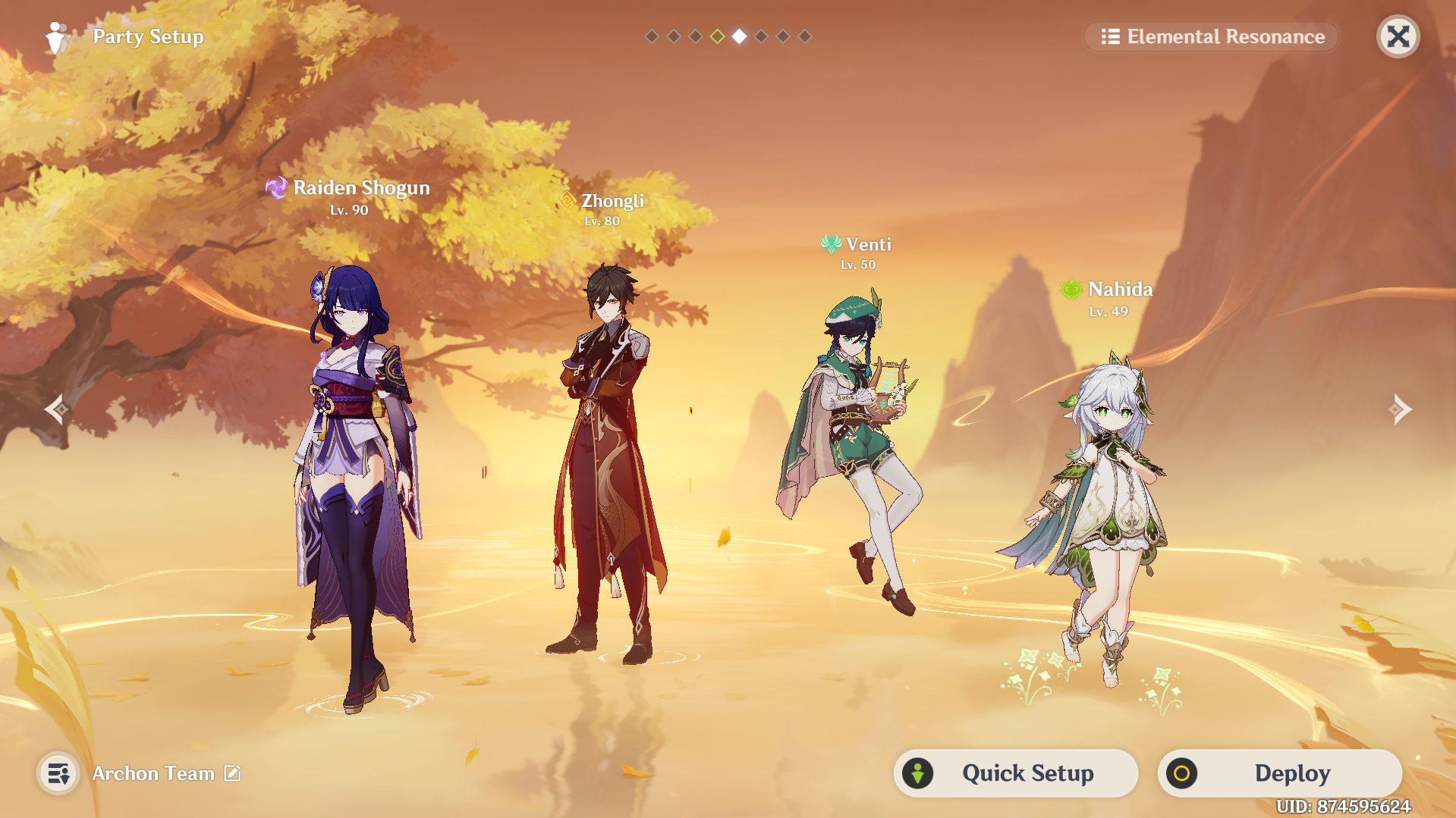 Finally Its Completed. THE ALL ARCHON TEAM Genshin Impact | HoYoLAB