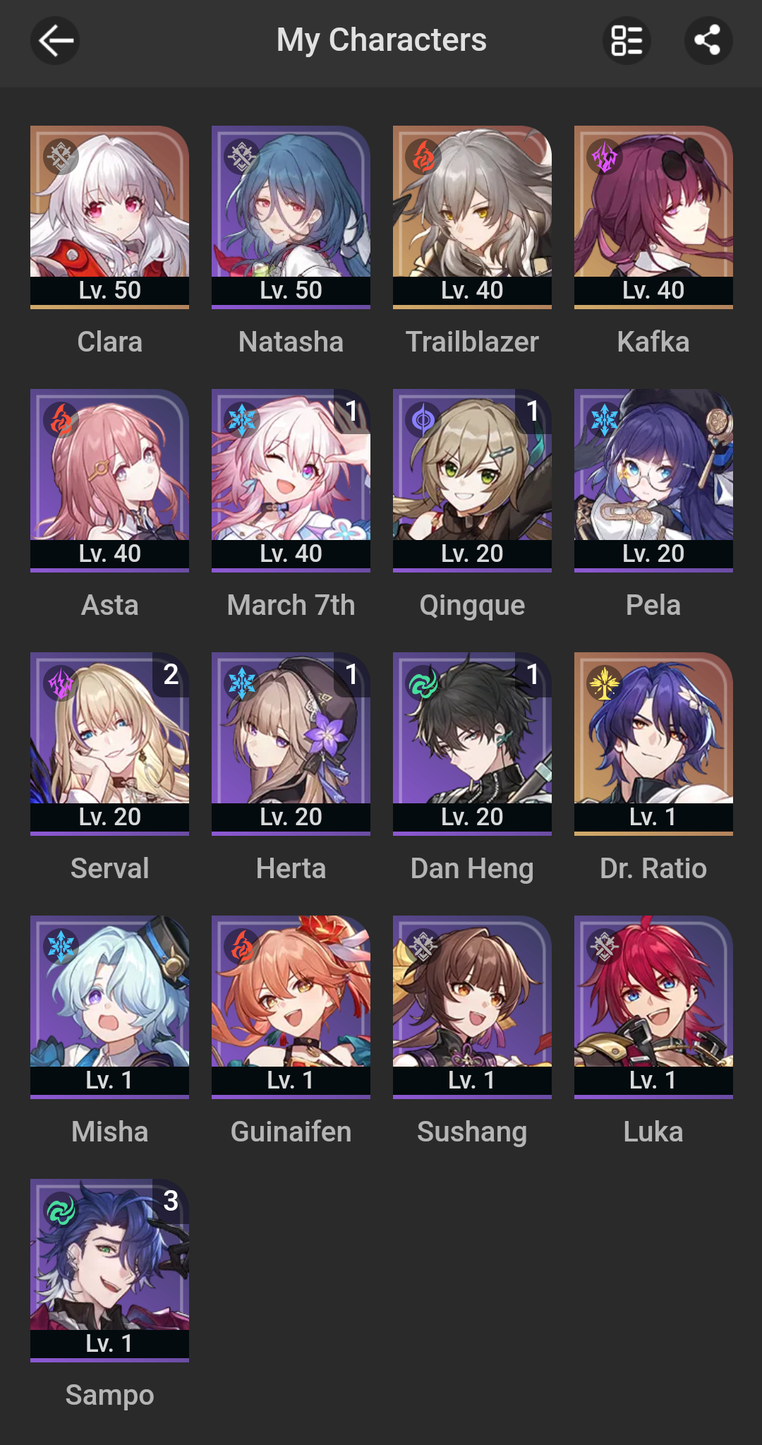 Please help me to build a kafka team with these characters 😭. Honkai ...