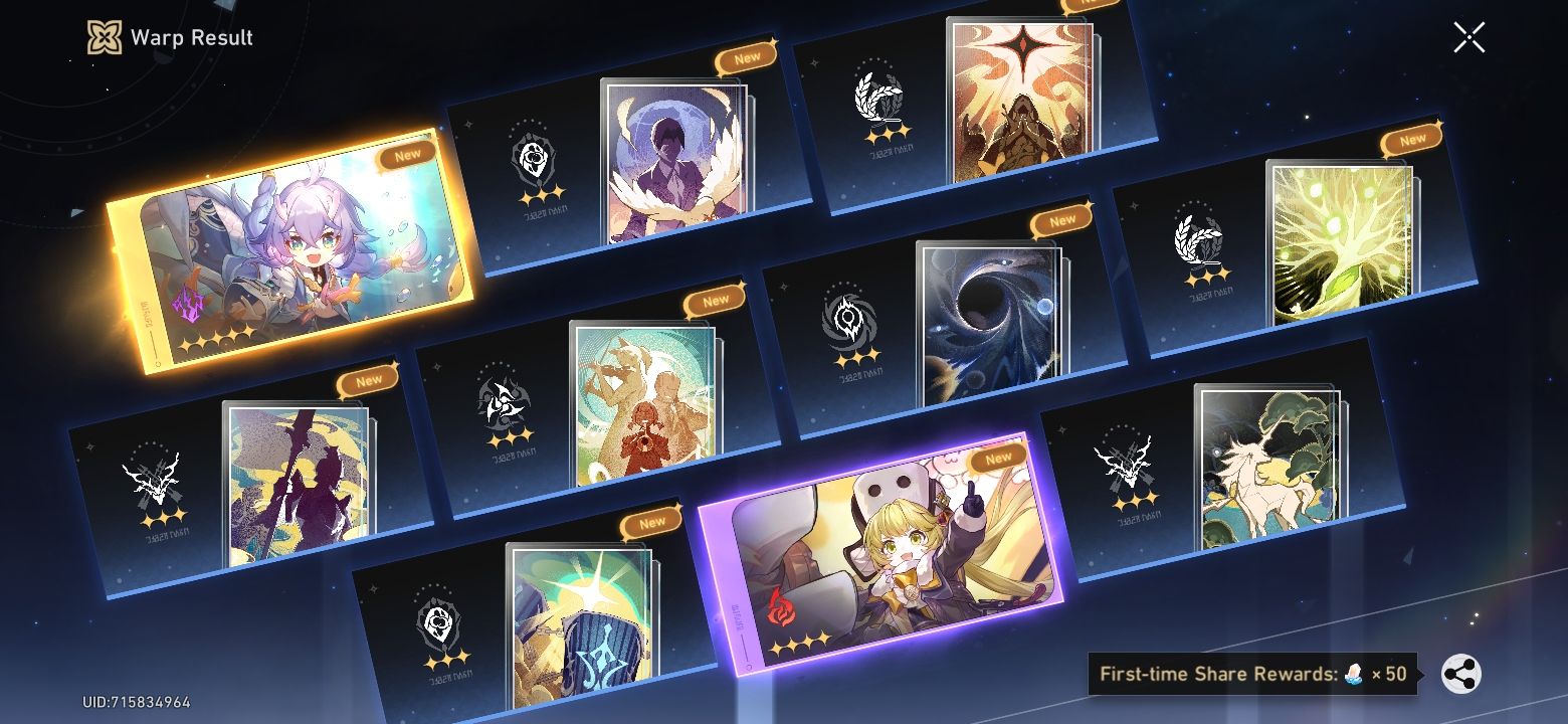 First ten pull in HSR!! Genshin Impact | HoYoLAB