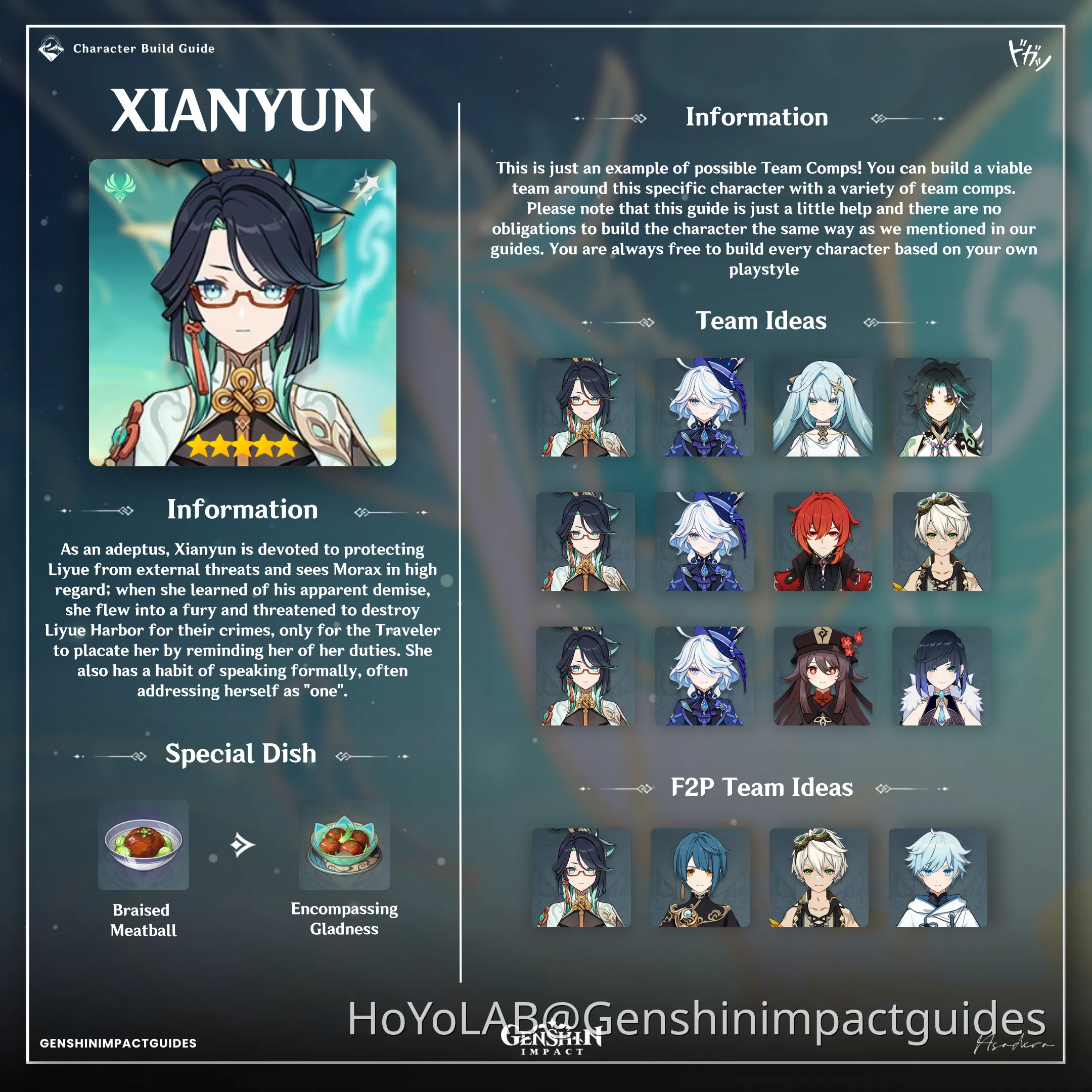 Xianyun Support Build Genshin Impact | HoYoLAB