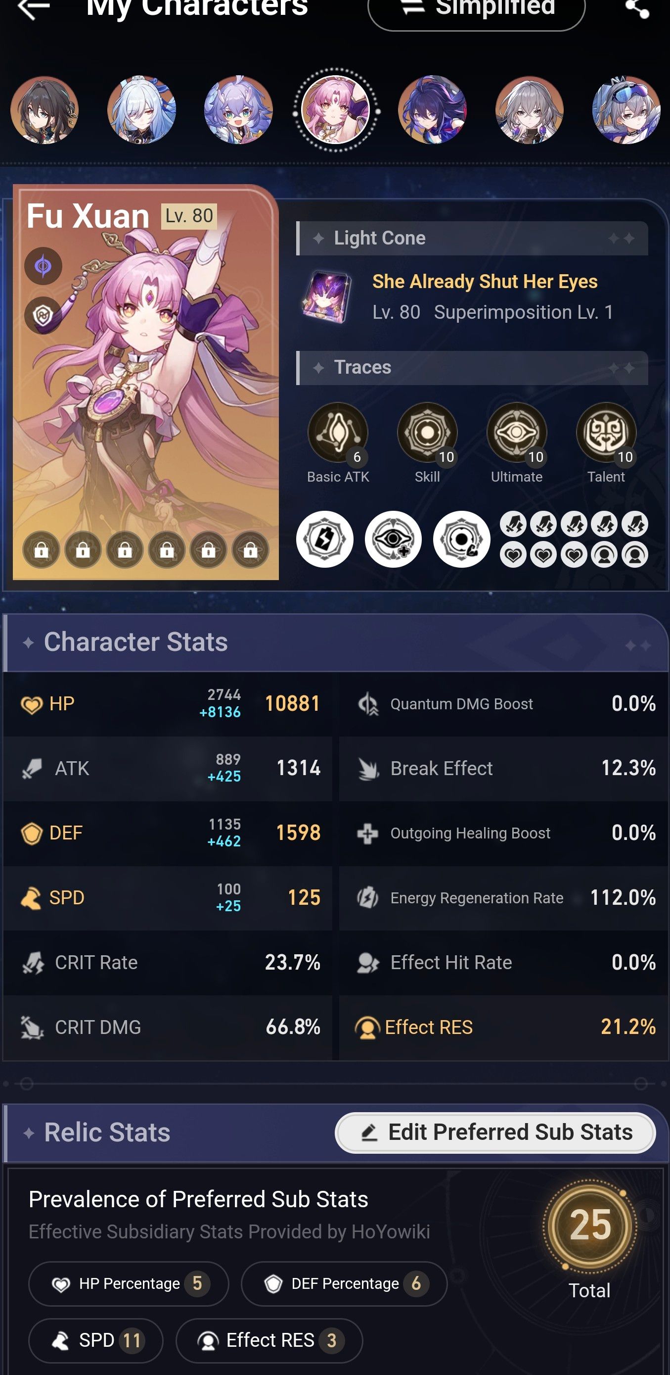 Fu Xuan Build Honkai: Star Rail | HoYoLAB