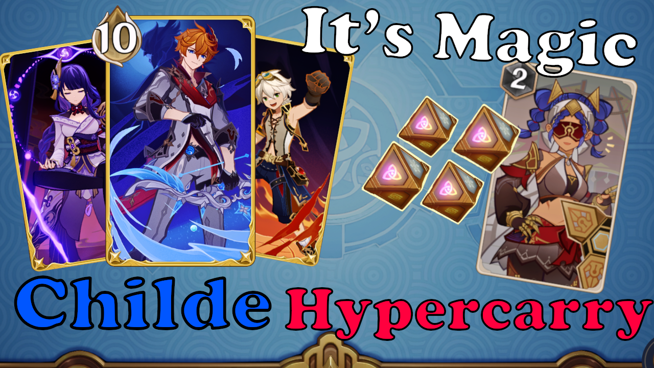 Childe Hypercarry with New Magic Dice Tricks | Genshin Impact TCG ...