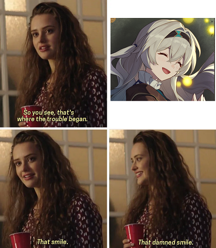 Firefly's smile that stole our heart like a true phantom thief member ...