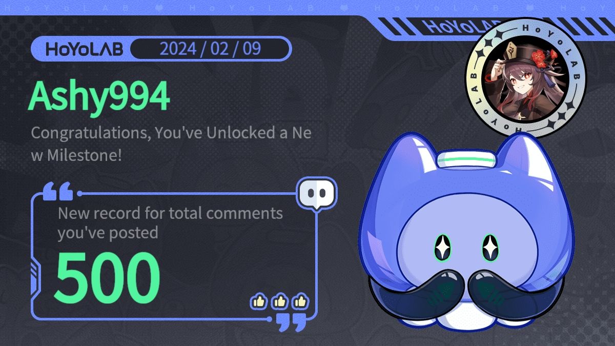 Hey thank you everyone!:) (*^^*) | HoYoLAB