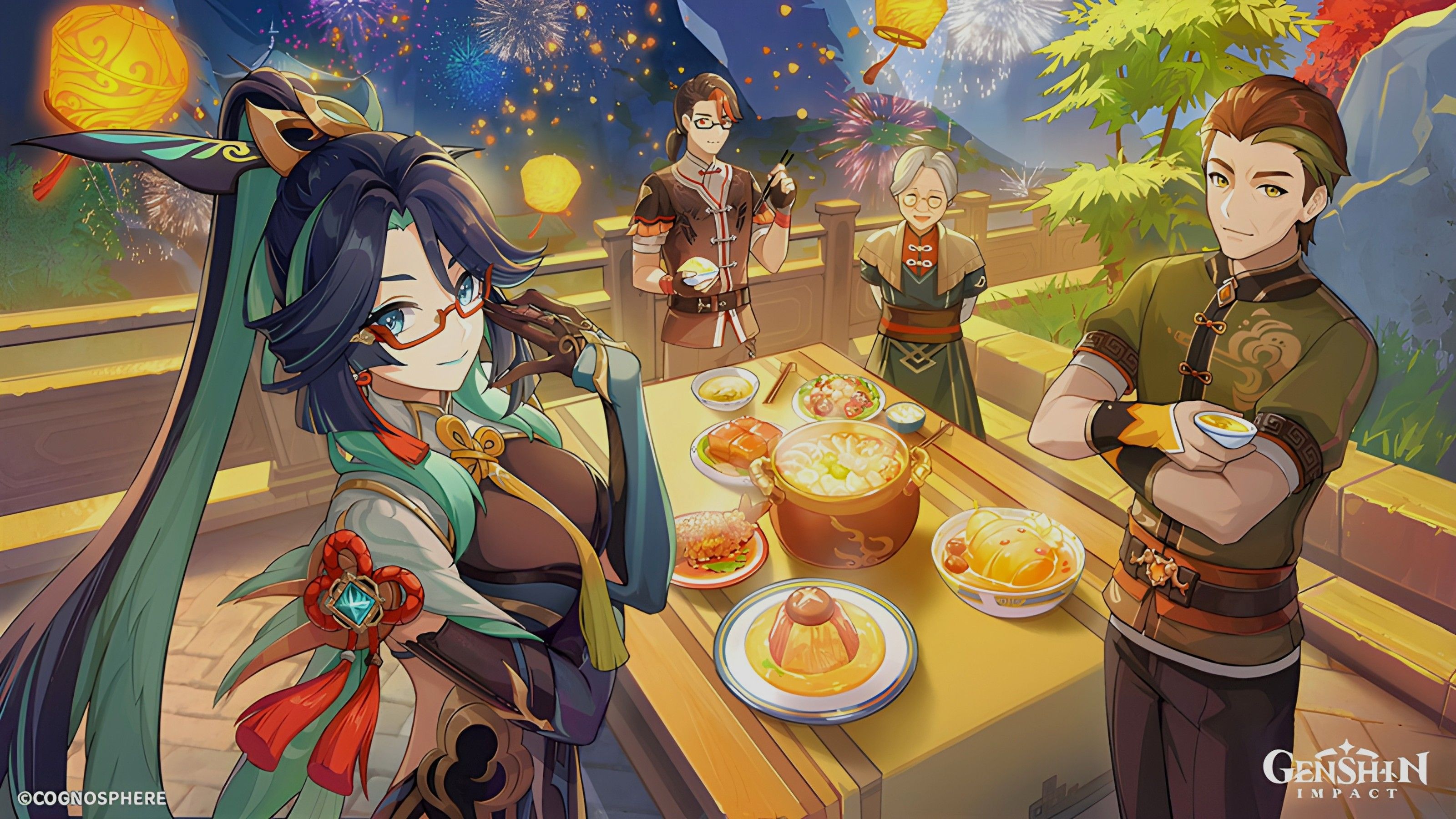 Xianyun in Lantern Rite - Genshin Impact Official art Genshin Impact ...