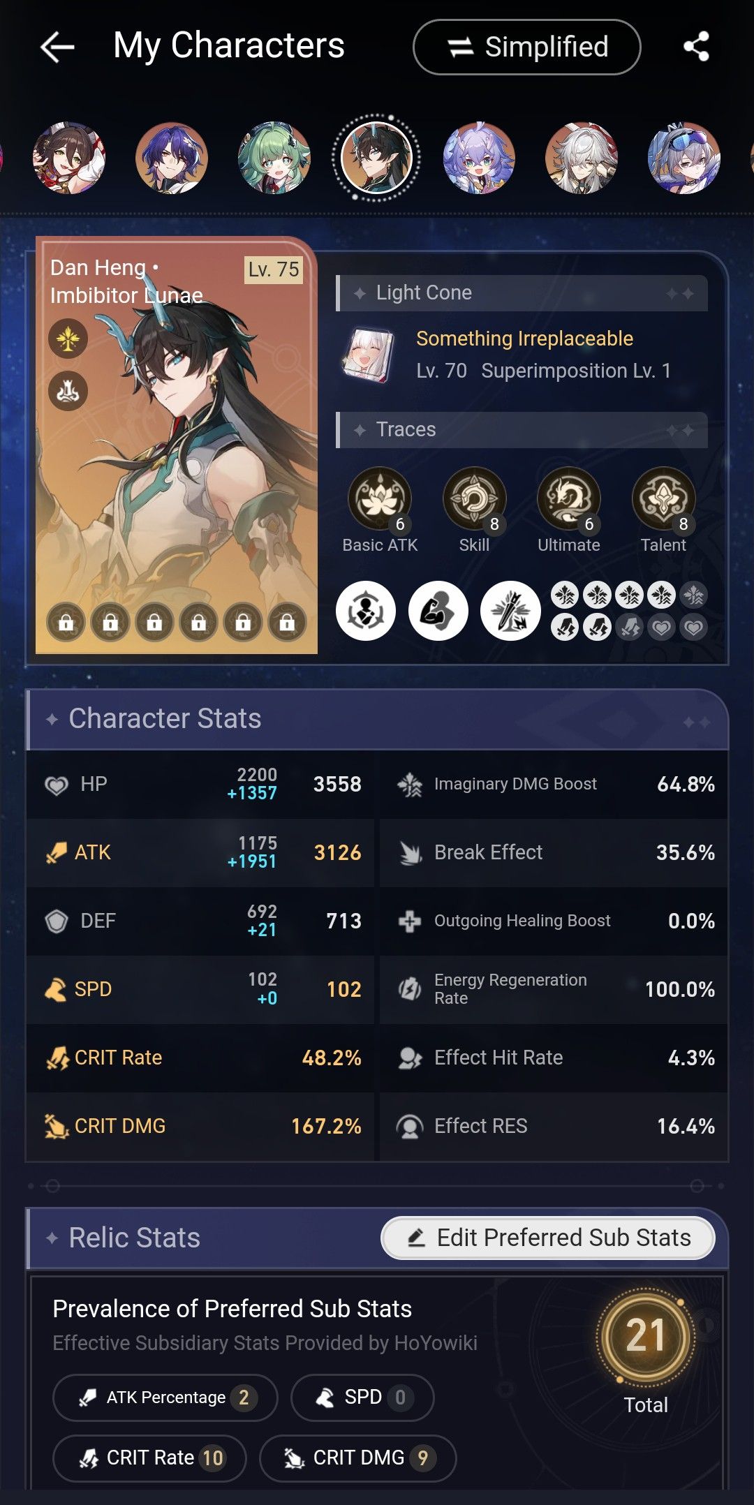 Rate my DHIL, ( 1 - 10 ).Im using Dr.Ratio build since prioritize his ...