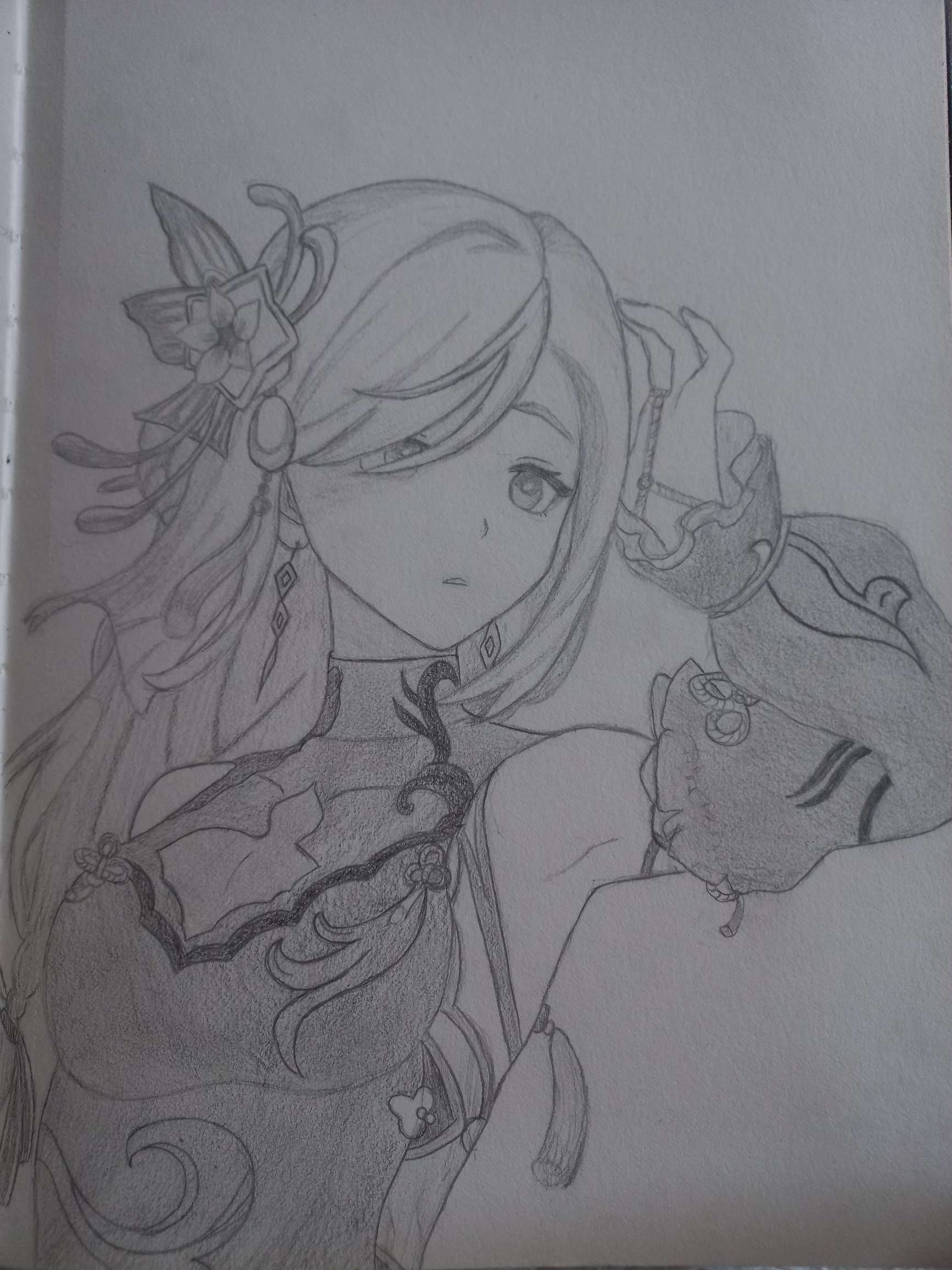 drawing shenhe Genshin Impact | HoYoLAB