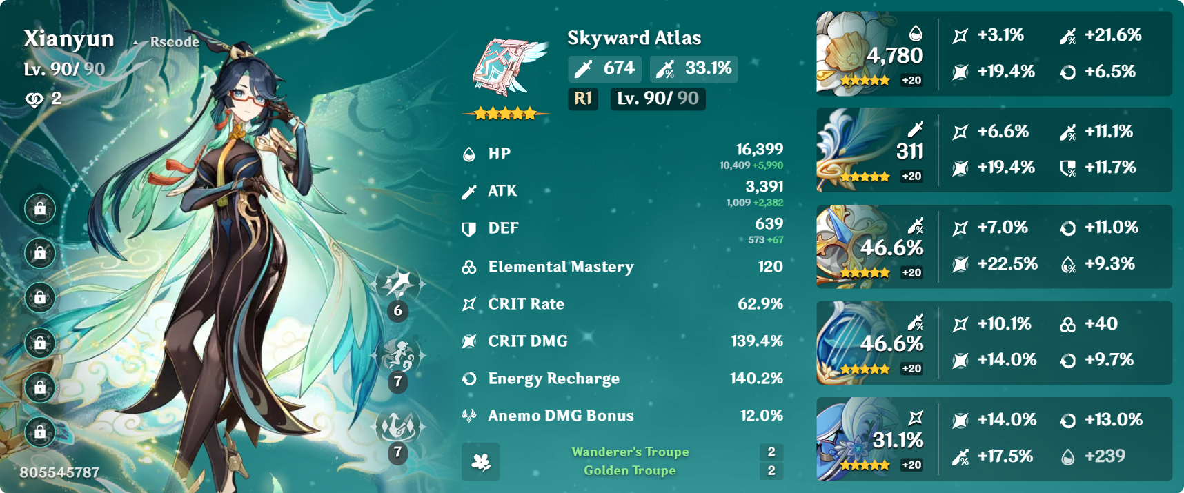 Weird Build but okay... Genshin Impact | HoYoLAB