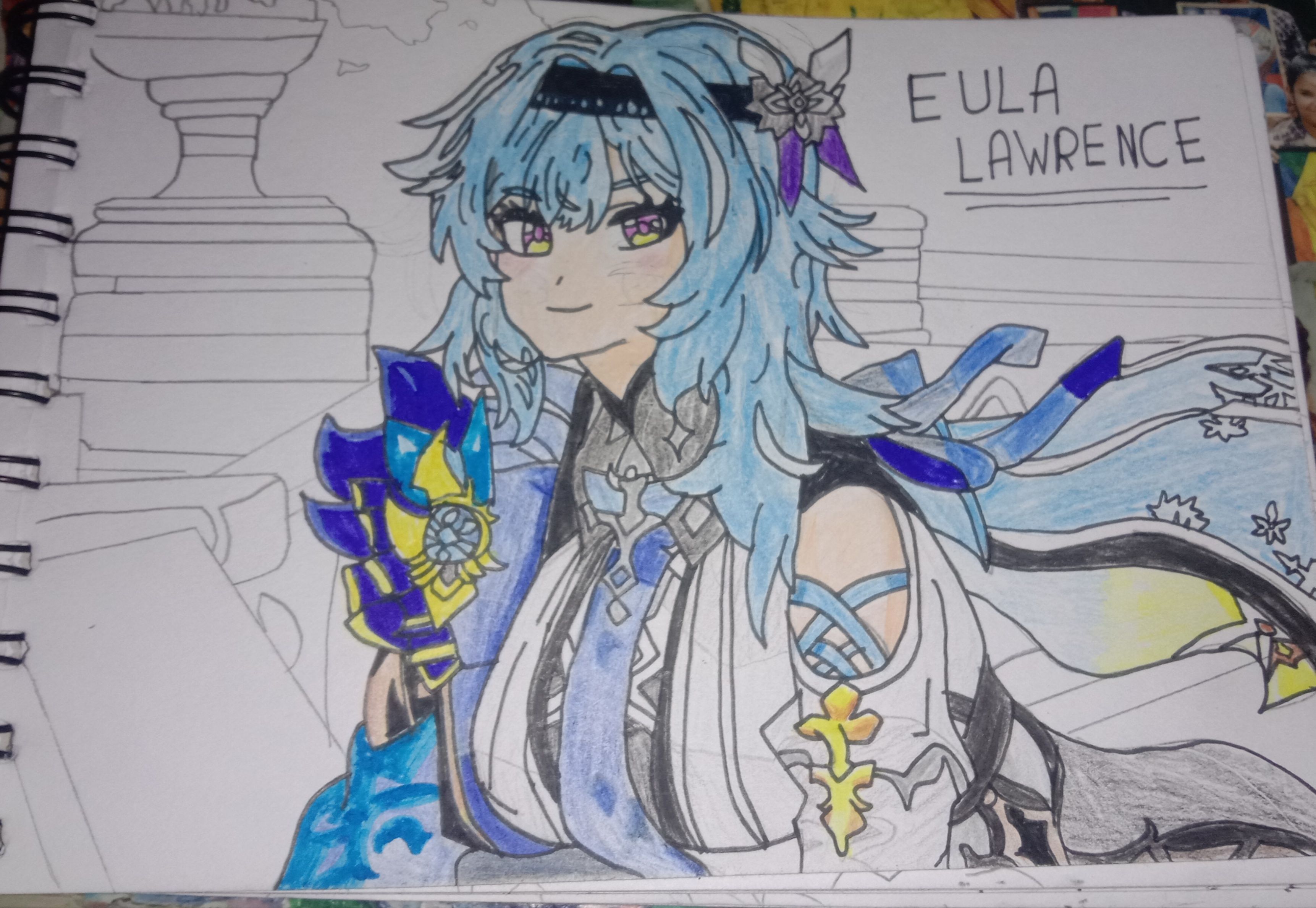 My eula drawing Genshin Impact | HoYoLAB