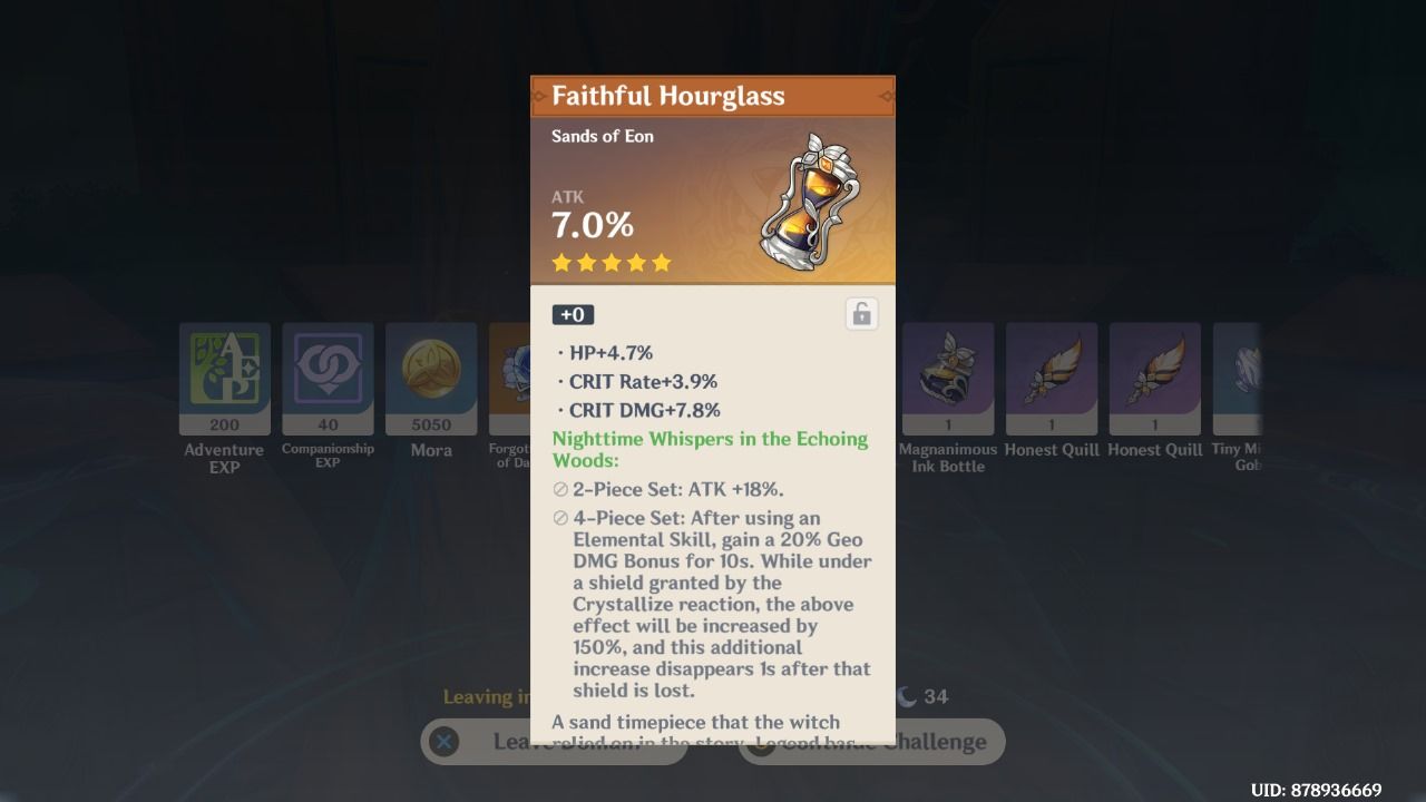 The Final Artifact : the TIME PIECE Genshin Impact | HoYoLAB